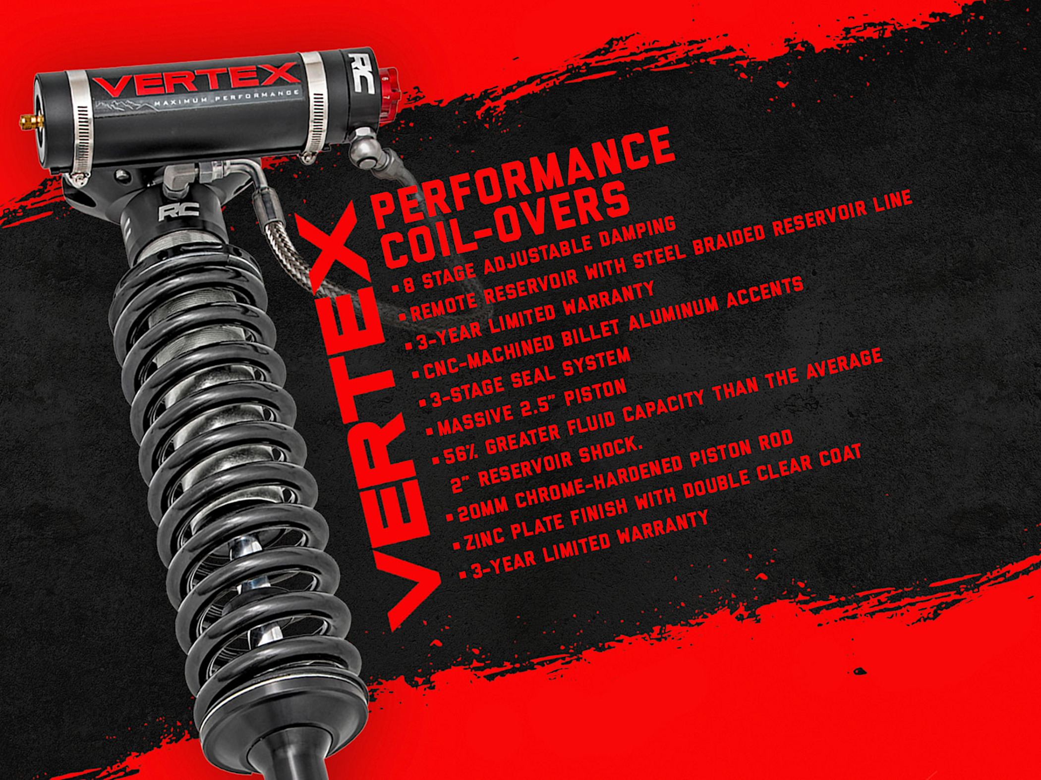 6" Rough Country VERTEX Coilover Lift Kit W/ V2 Shocks 55757 for 15-20 F150 4wd for sale online ...