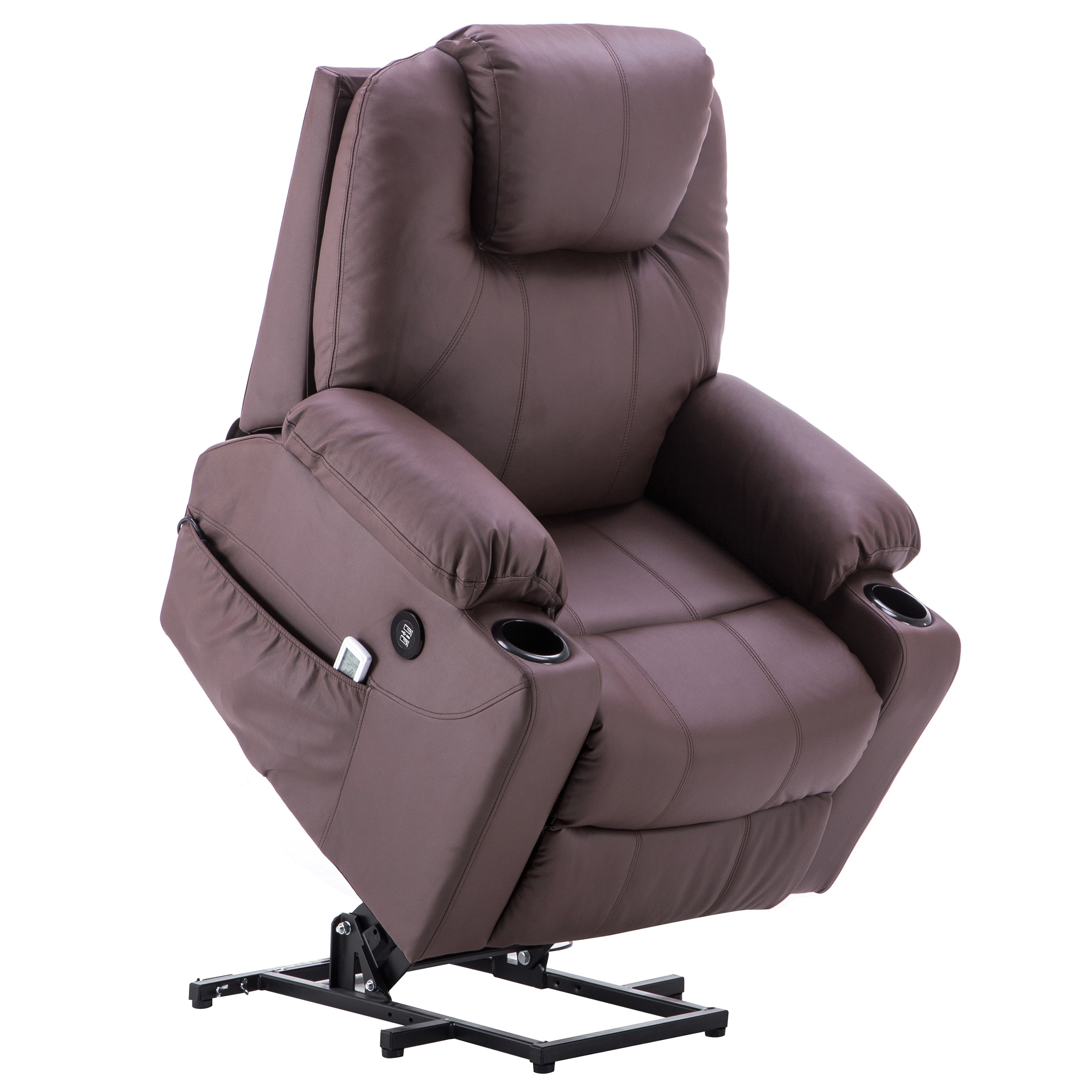 MCombo Electric Power Lift Chair Massage Sofa Recliner Heated Lounge w ...