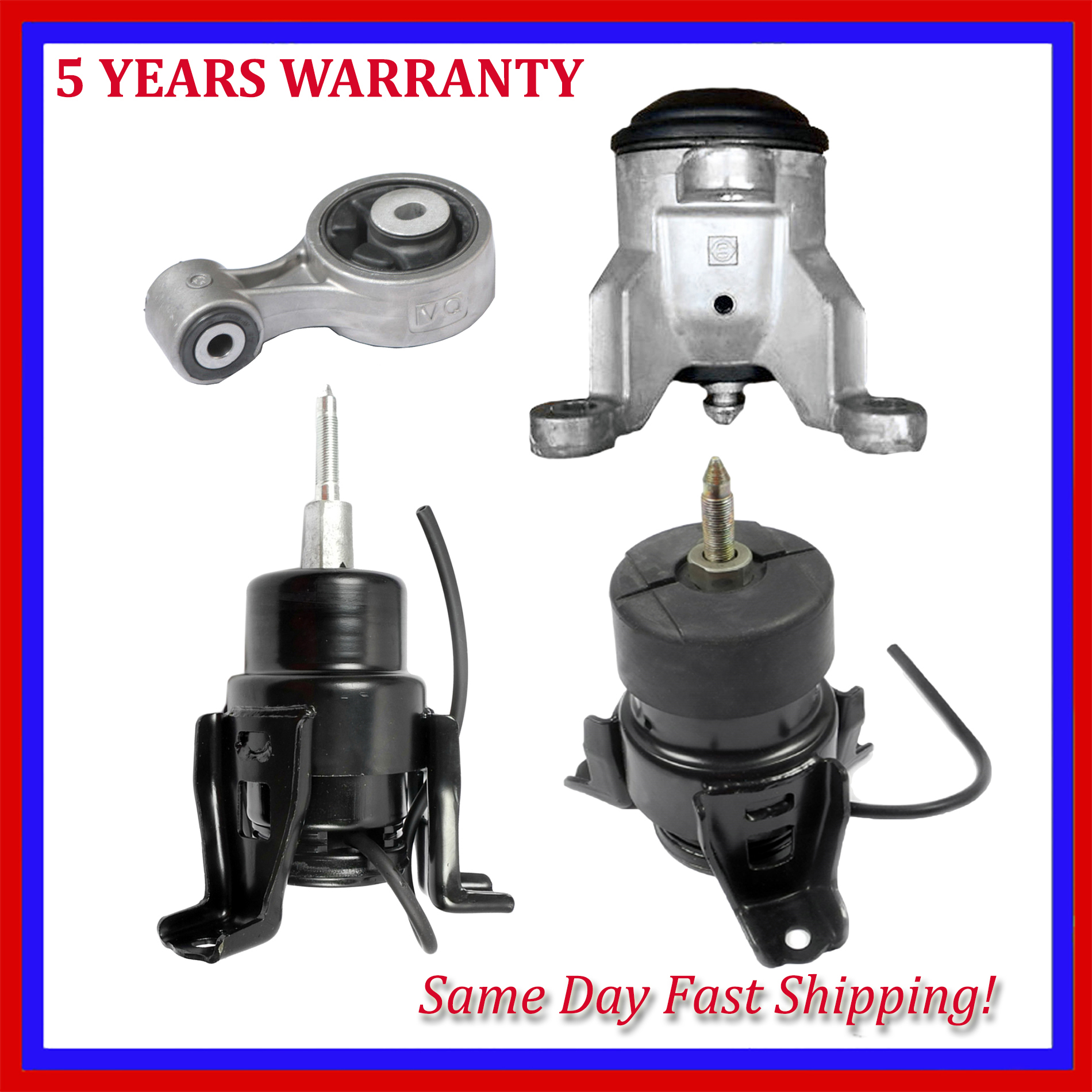 For Nissan Altima Maxima 2008-2013 3.5L Engine Motor Mount Set of 4PCS ...