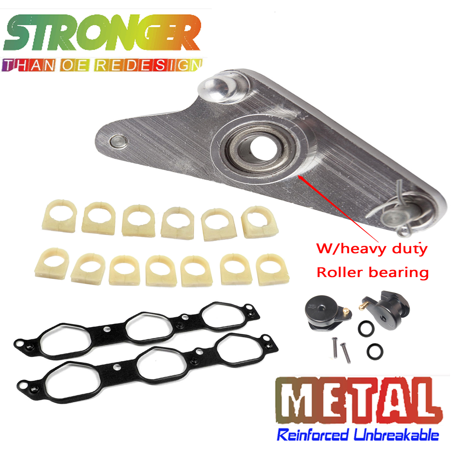 Air Intake Manifold Repair Kit w/Bearing For Metal Benz GL450 CLK350 ...