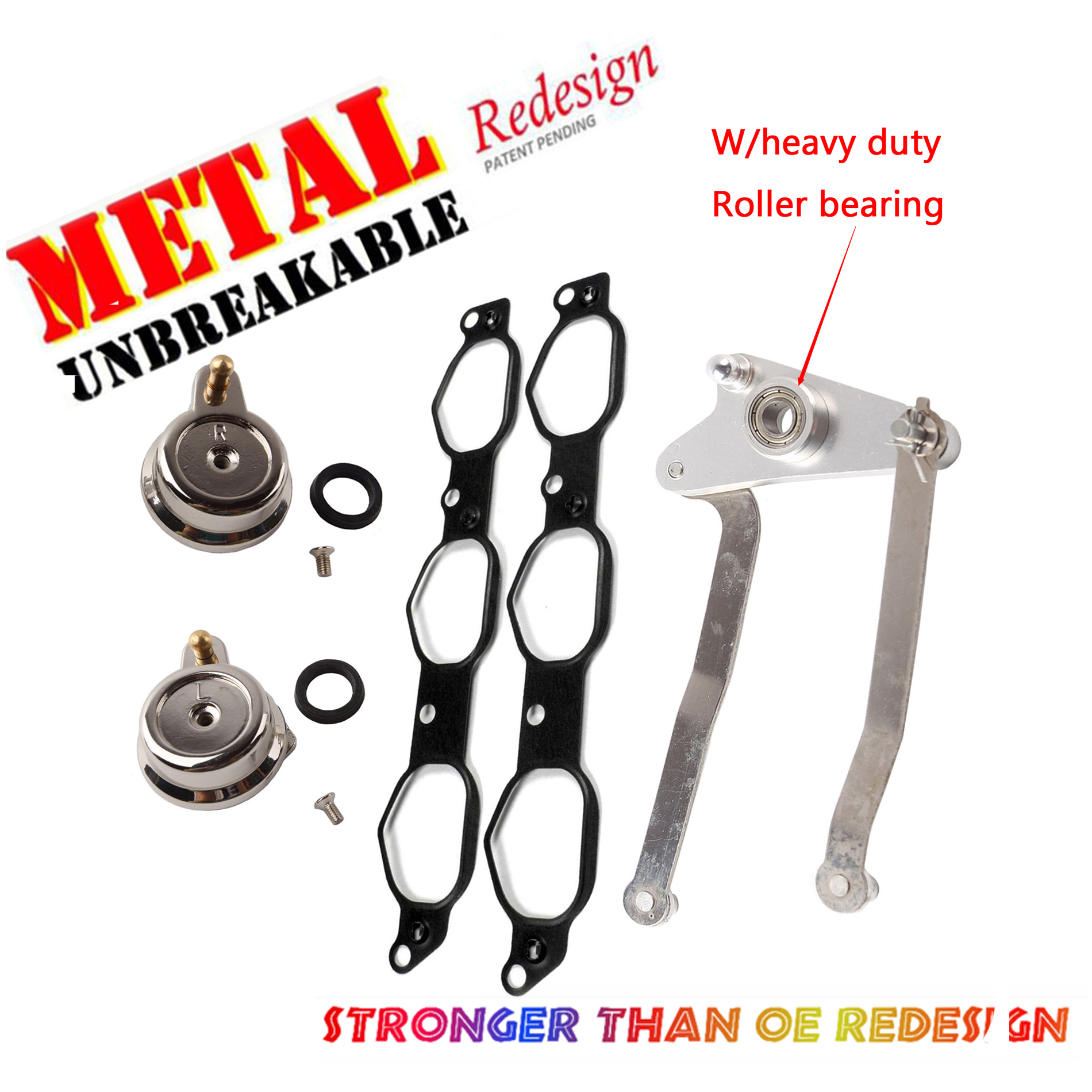 Metal Air Intake Manifold Repair Kit w/Bearing & Arms For Benz CLK C E ...