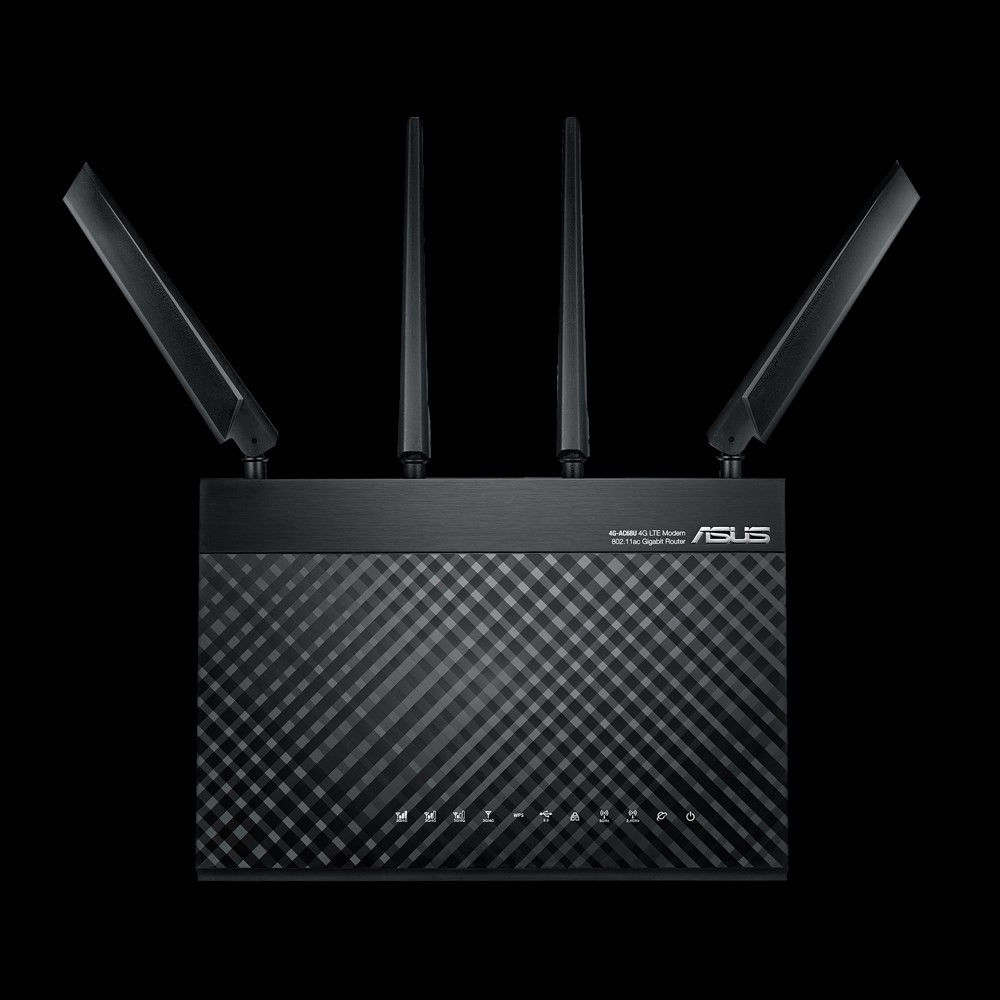 ASUS 4G-AC68U wireless router Dual-band (2.4 GHz / 5 GHz) Gigabit ...