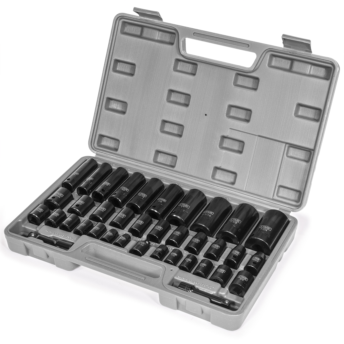 38PC Duo Combo Impact Socket Set 3 8 1 2 Deep Shallow Flank Drive 38pc-duo-combo-impact-socket-set-3-8-1-2-deep-shallow-flank-drive