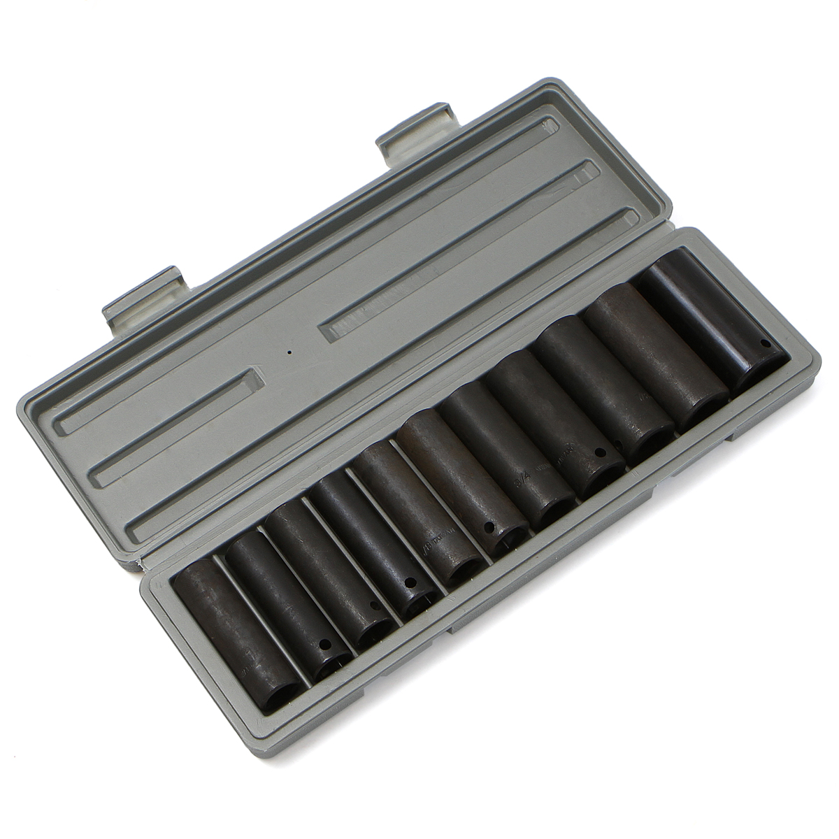 12-PC 1/2" Drive Air Impact Deep Socket Set SAE Impact Wrench Socket 1 ...