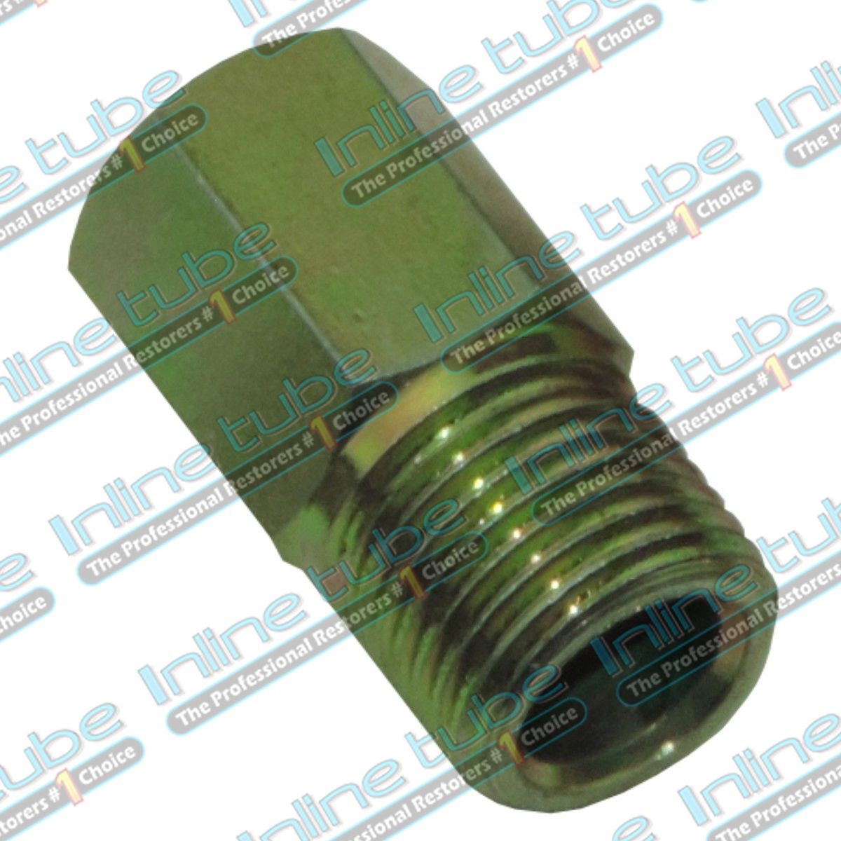 67-76 Mopar 7/16-24 Inverted Flare Tube Nut Fitting 1/4 Brake Line ...