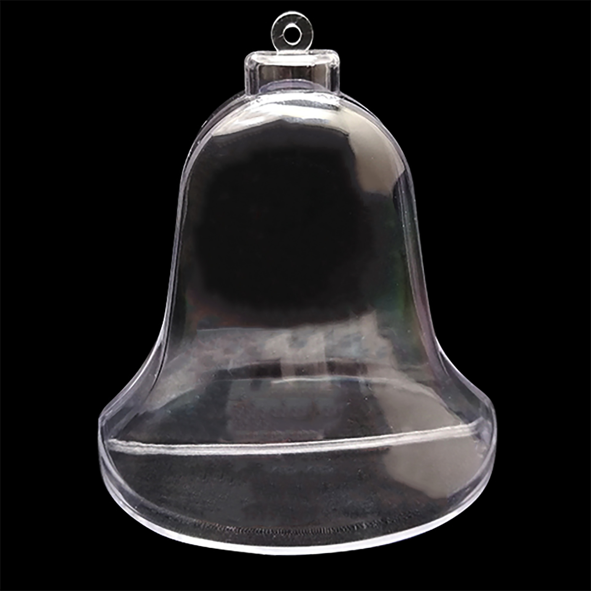 Set of 3 Clear Plastic Bell Ornaments 94 mm (3.7 Inches) | eBay