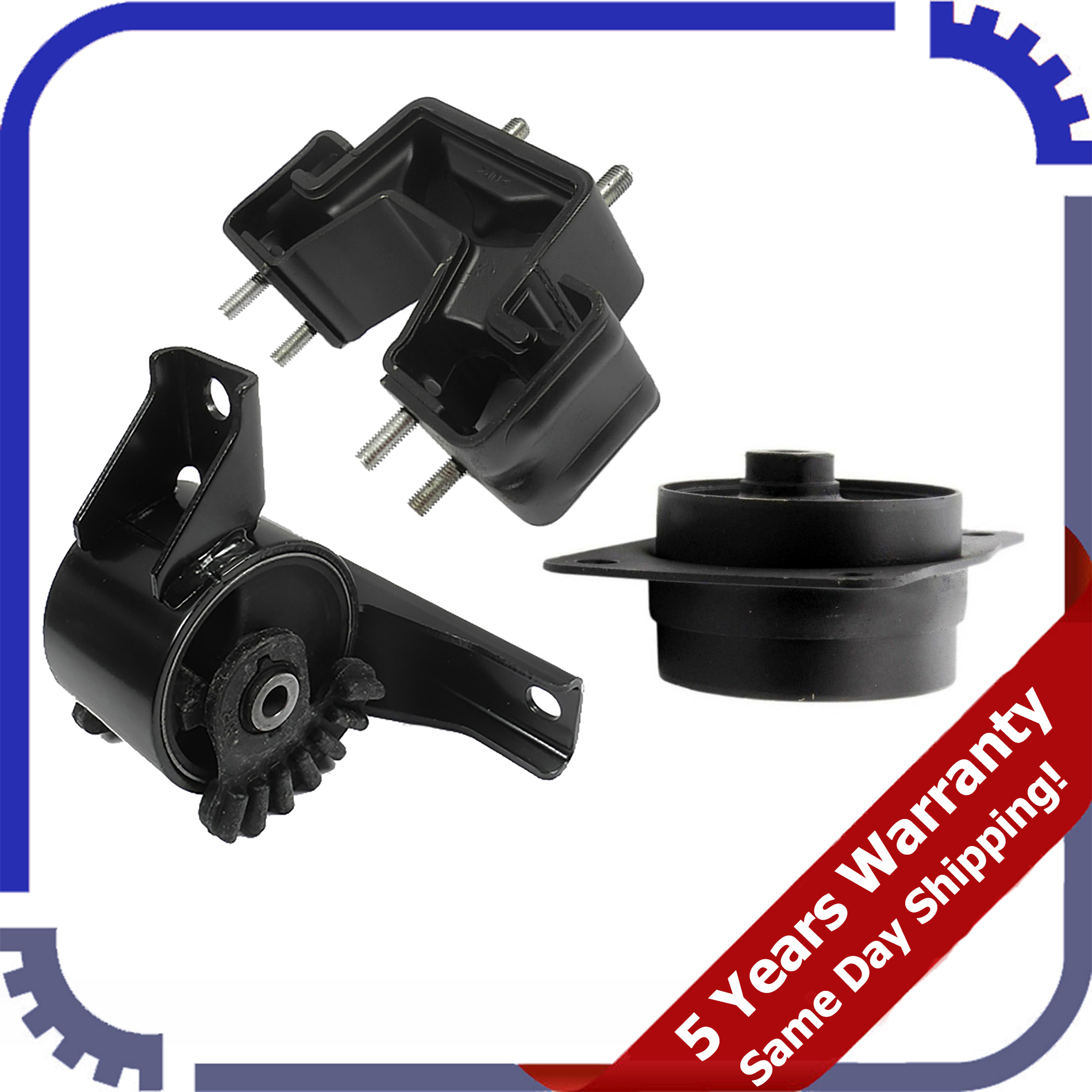 For Suzuki SX4 2.0L 4WD 2007-2009 Set 3PCS New Engine Motor ...