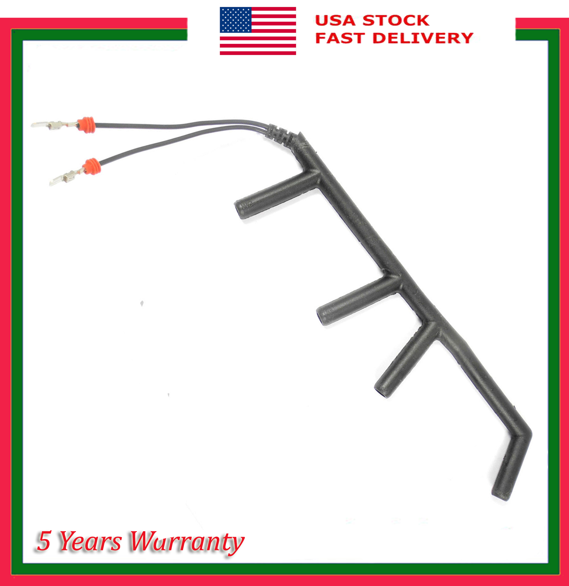 028971766 2 Wire Glow Plug Wiring Harness For VW Beetle Golf Jetta ...