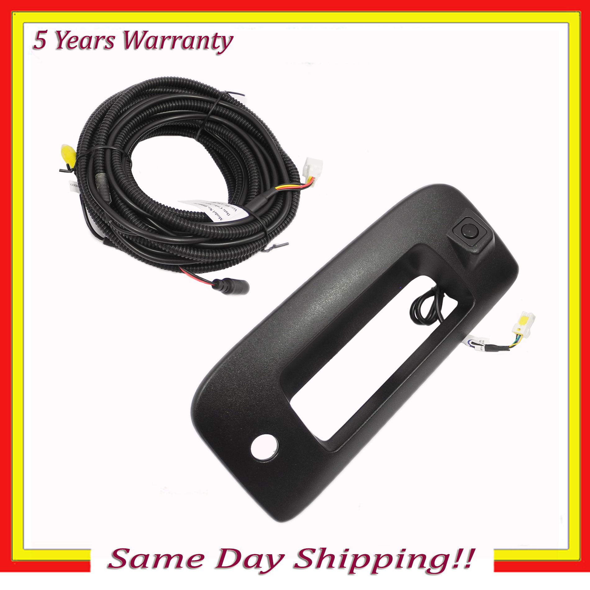 Tailgate Handle Bezel W/Camera Assembled & 8M Cable For 07-14 Chevy ...