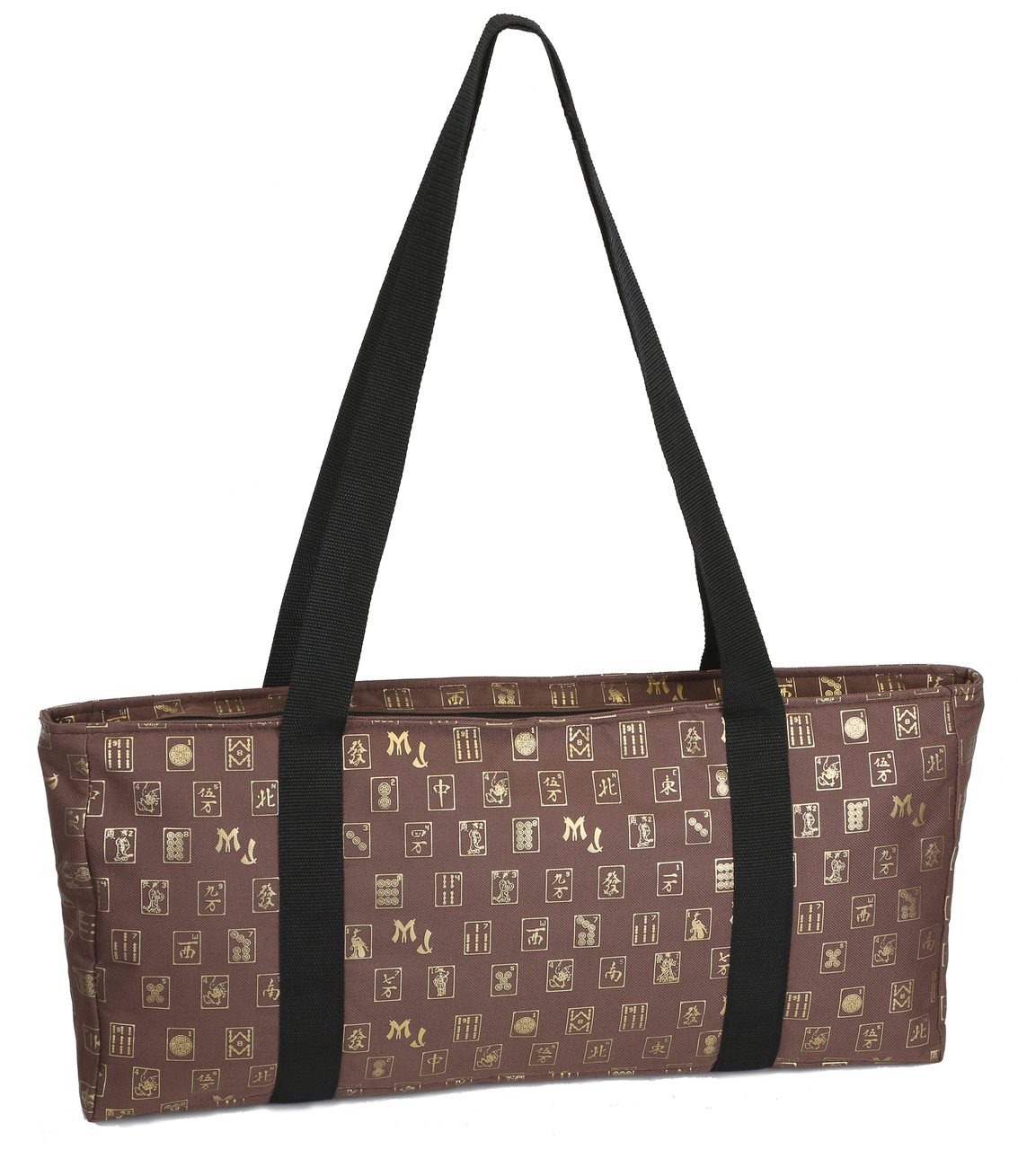 Brown & Gold Mah Jongg Set Soft Carrying Case (Case Only)