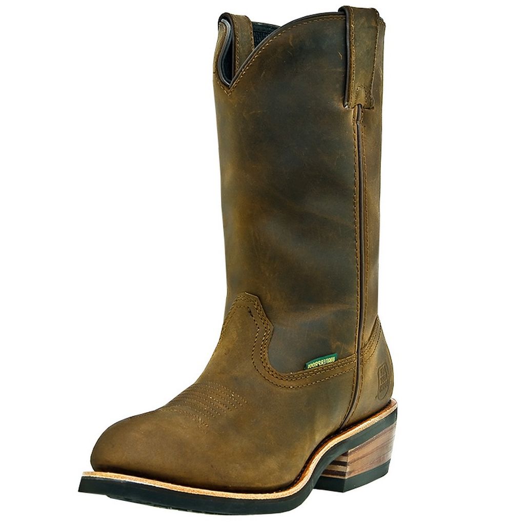 Dan Post Work Boots Men Albuquerque Leather Waterproof Oil Tan DP69681 ...