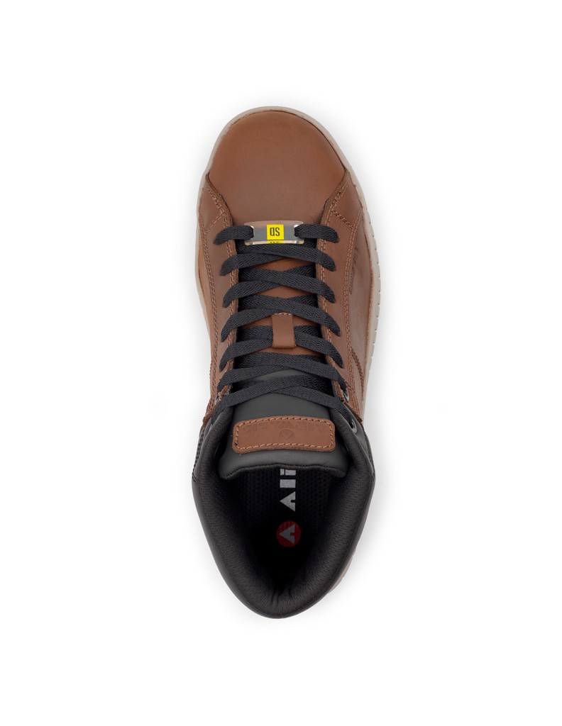 Airwalk Work Shoes Mens Deuce Mid CT Electrical Hazard Brown Tan 6203 ...