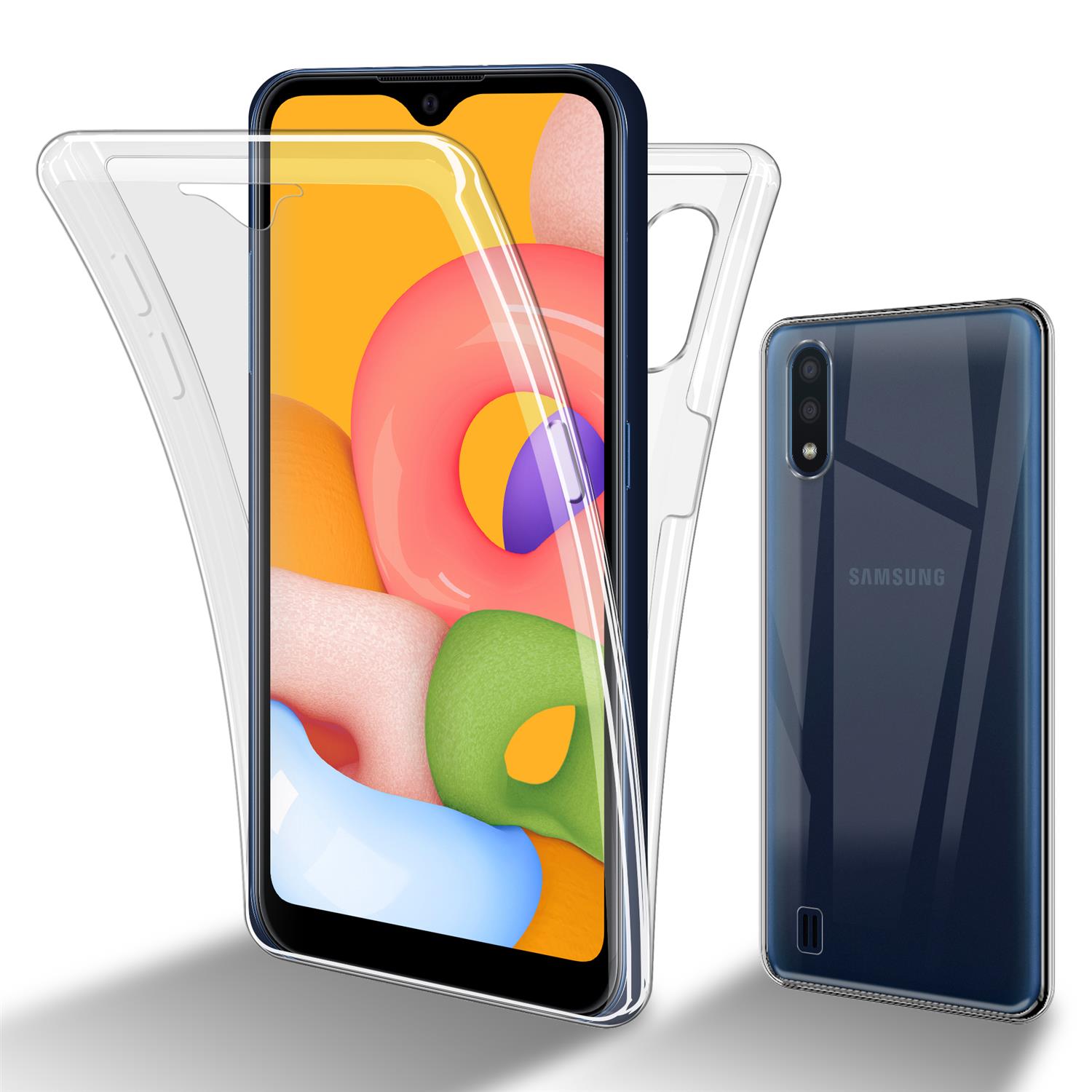 Case for Samsung Galaxy A01 Full Phone Cover Protection TPU Silicone | eBay