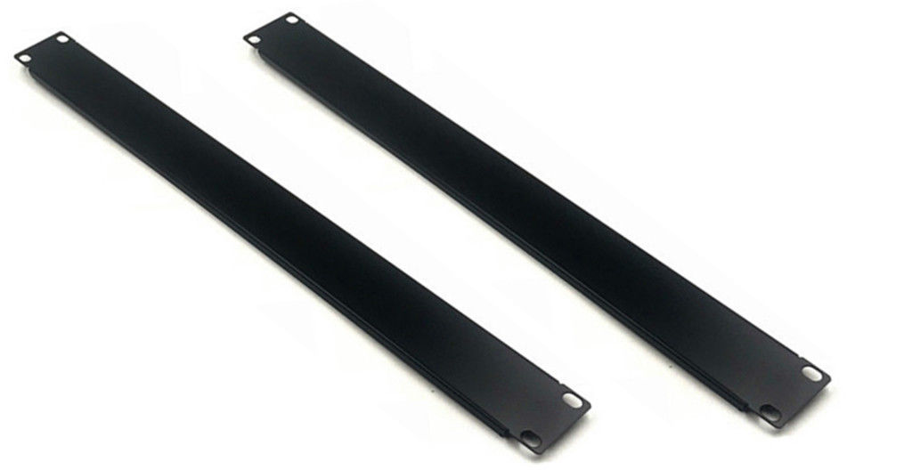 2 Pack 1U Blank Rack Mount Panel Server Network Racks Enclosure Spacer ...