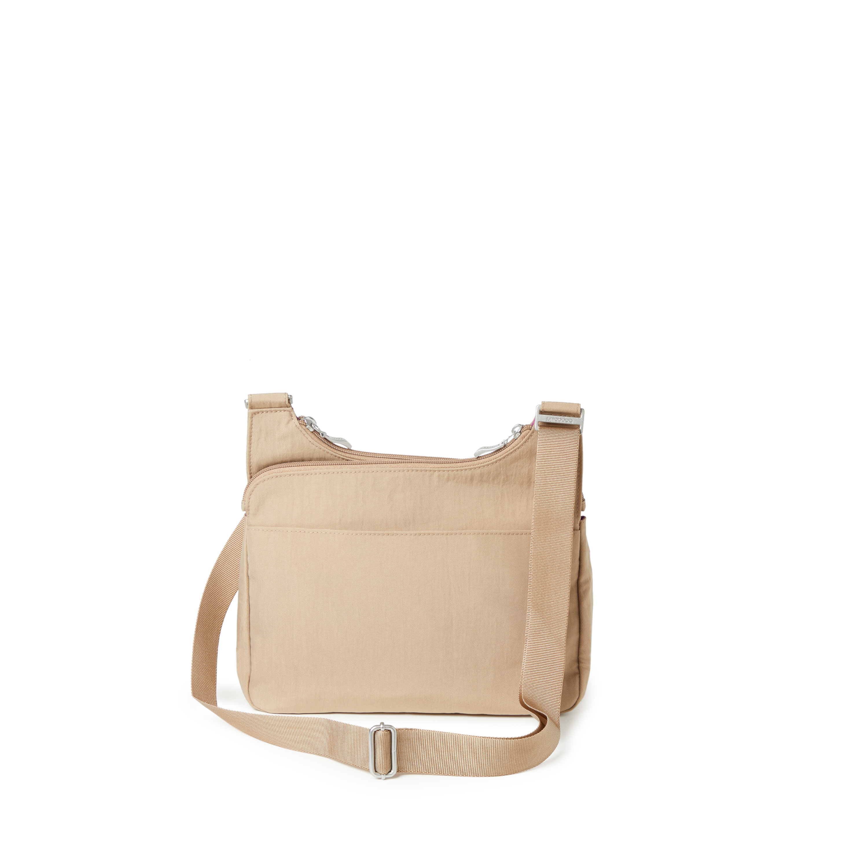 Baggallini Washable Crossover Crossbody w/ RFID Wristlet Black/Cheetah ...