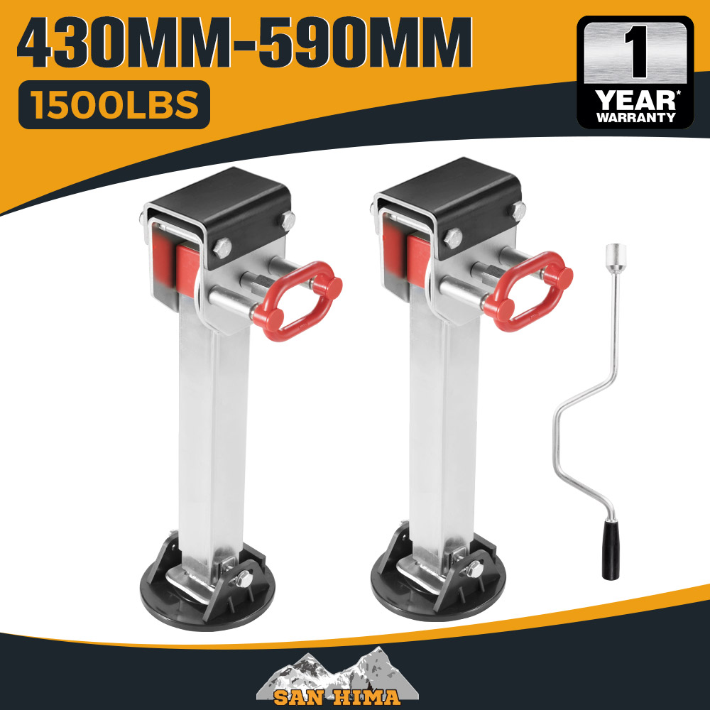 San hima Drop Down Legs 400MM- 740MM Caravan Corner Stabilizer 1200LBS ...