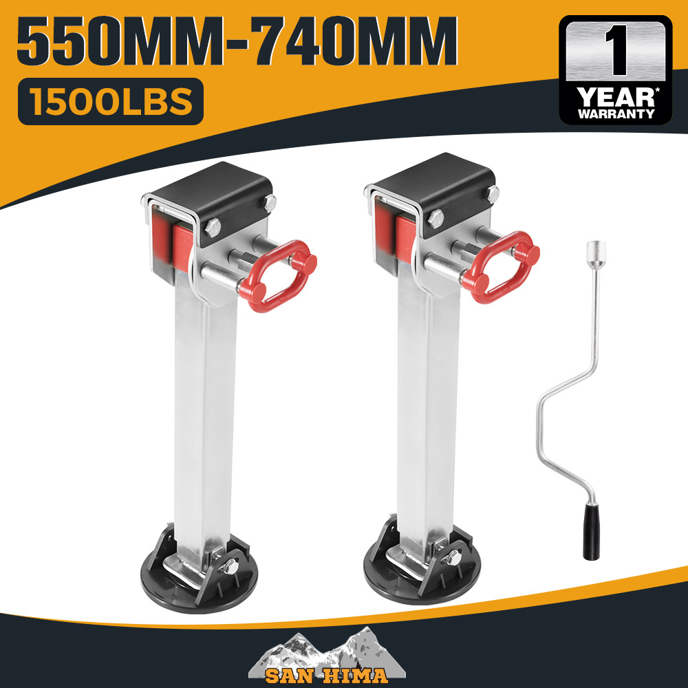 San Hima Drop Down Corner Legs 400MM- 740MM Caravan Stabilizer 1200LBS ...