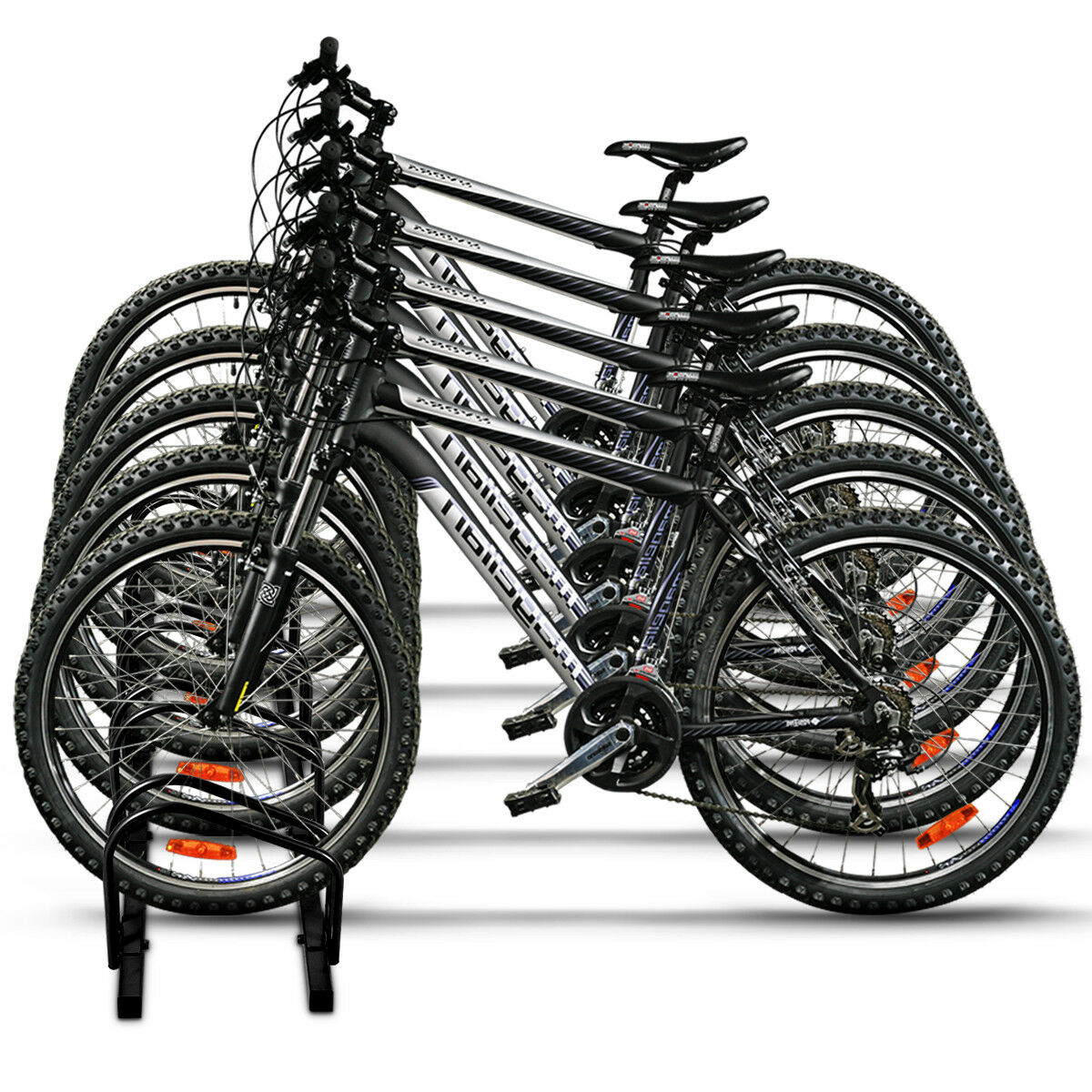 2021 Goplus 5 Bike Rack Bicycle Stand Cycling Parking Garage 2021 Goplus 5 Bike Rack Bicycle Stand Cycling Parking Garage