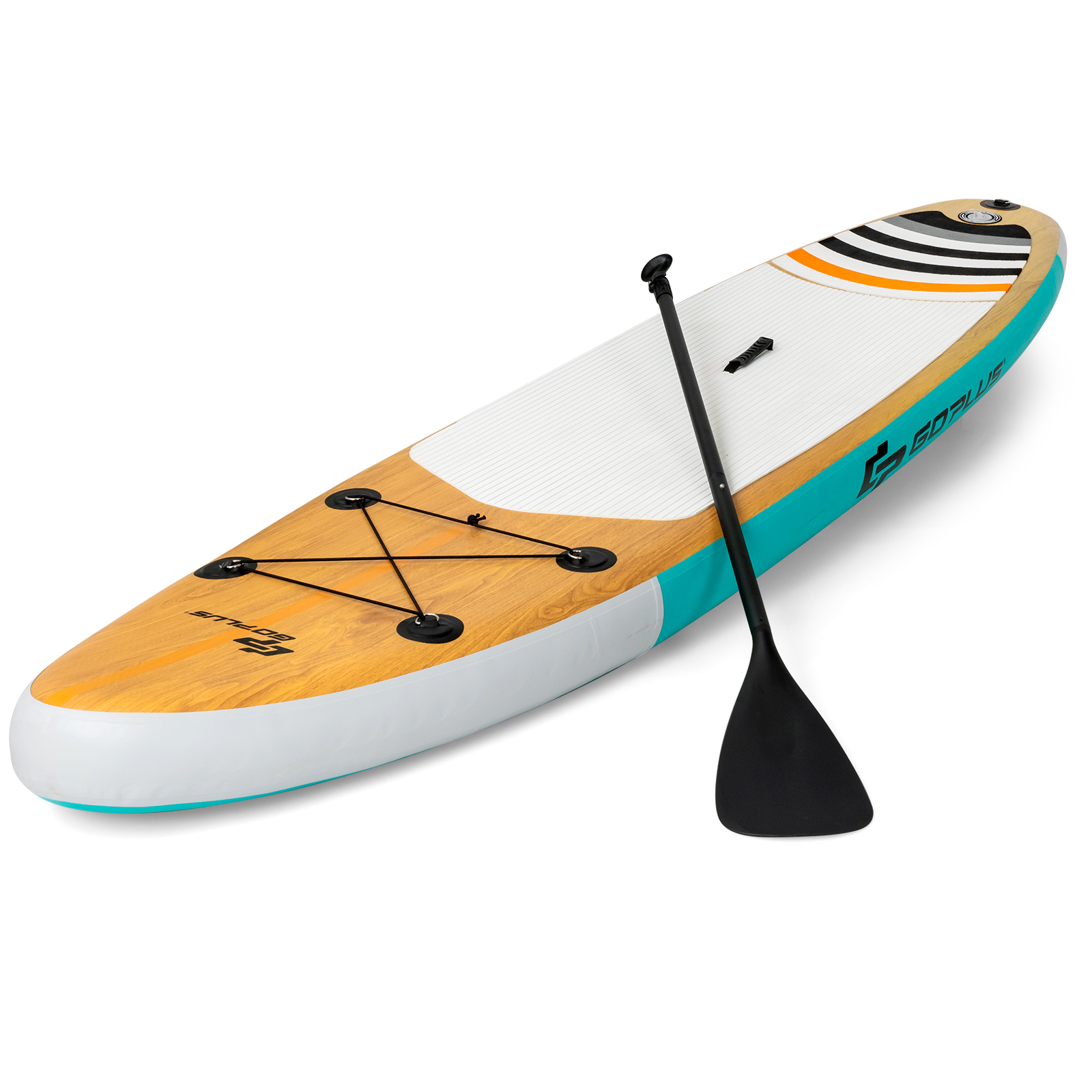 Goplus 11' Inflatable Stand Up Paddle Board Surfboard W/Pump Aluminum ...