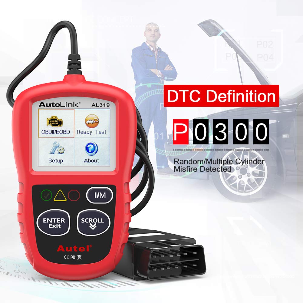 AUTEL AL319 OBD2 Scanner Valise de Diagnostic Un-Clic Auto Outils ...