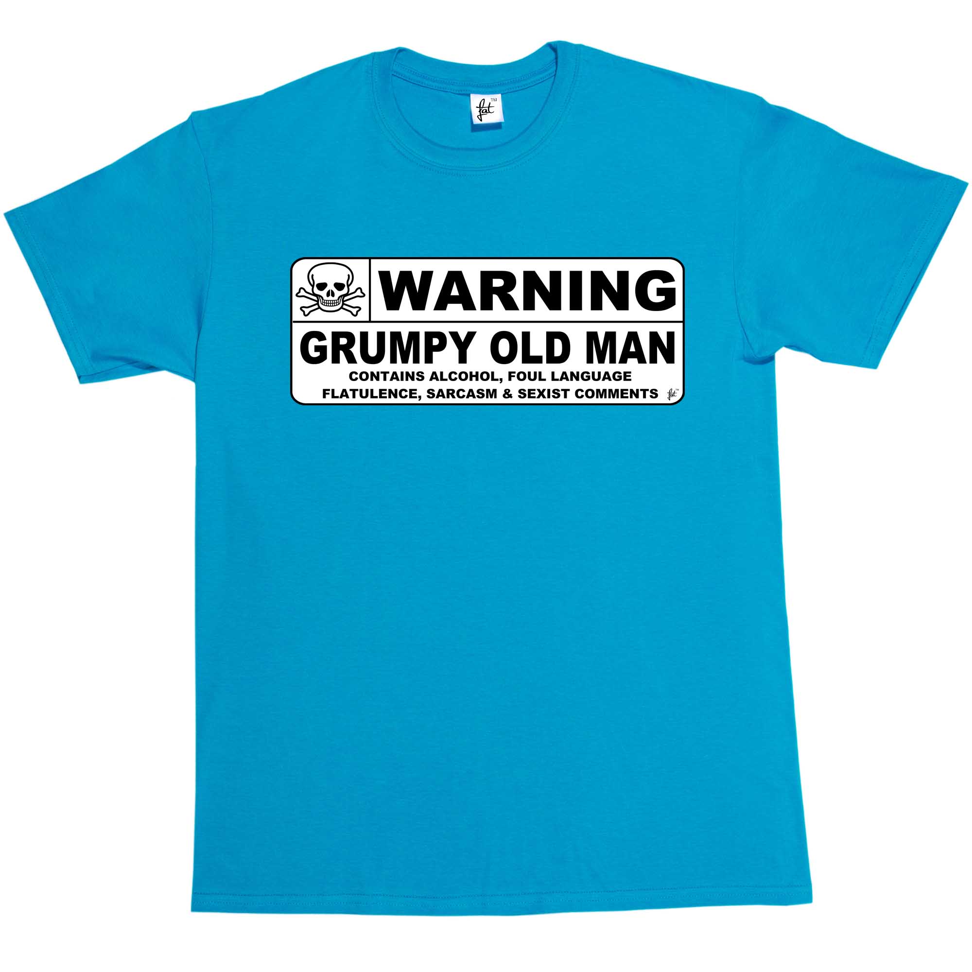 Warning Grumpy Old Man Caution Sign Fathers Day Christmas Birthday Mens ...