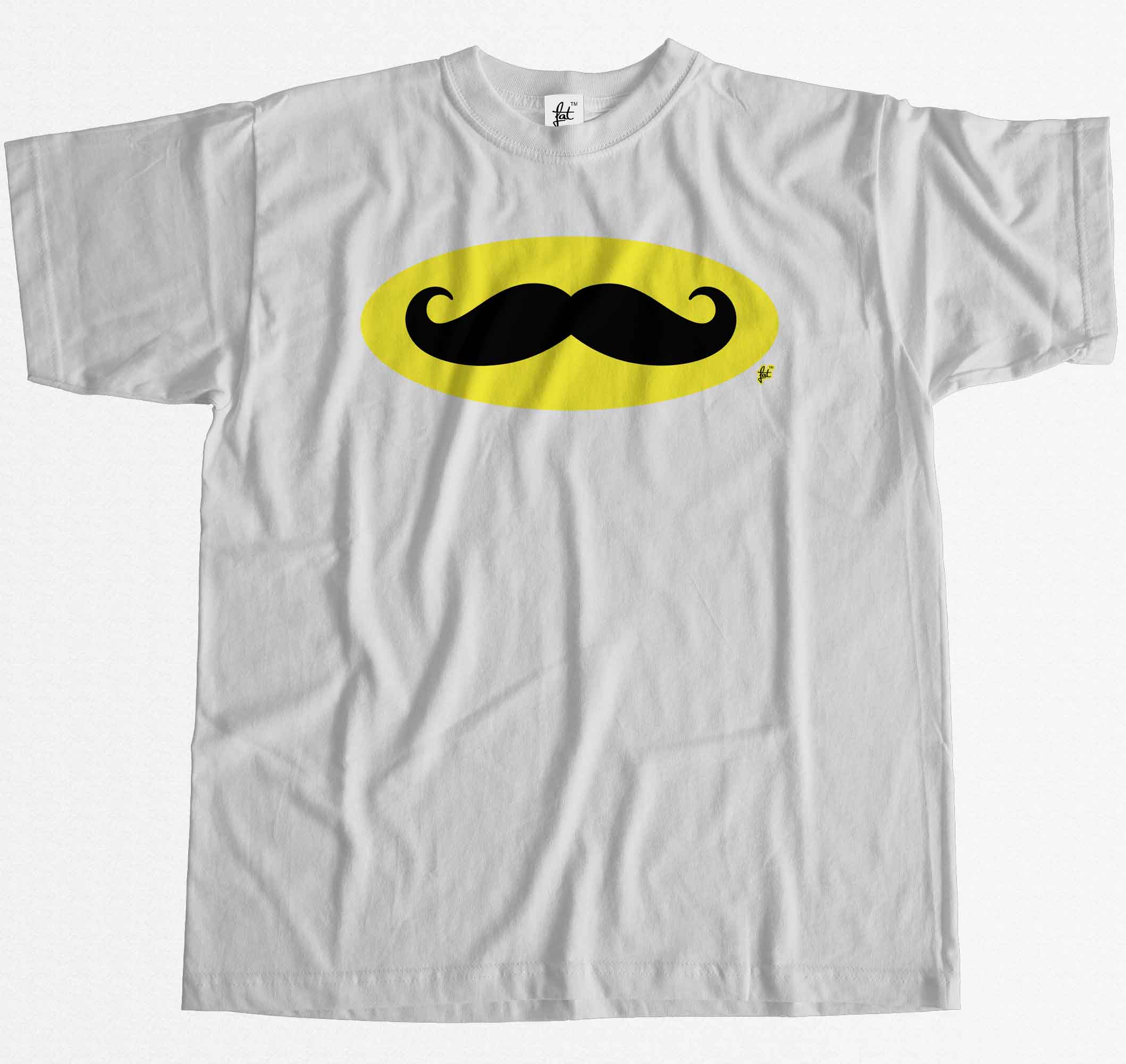 Bat Moustache Funny Geek Nerd Cool Movember Mens T-Shirt | eBay UK