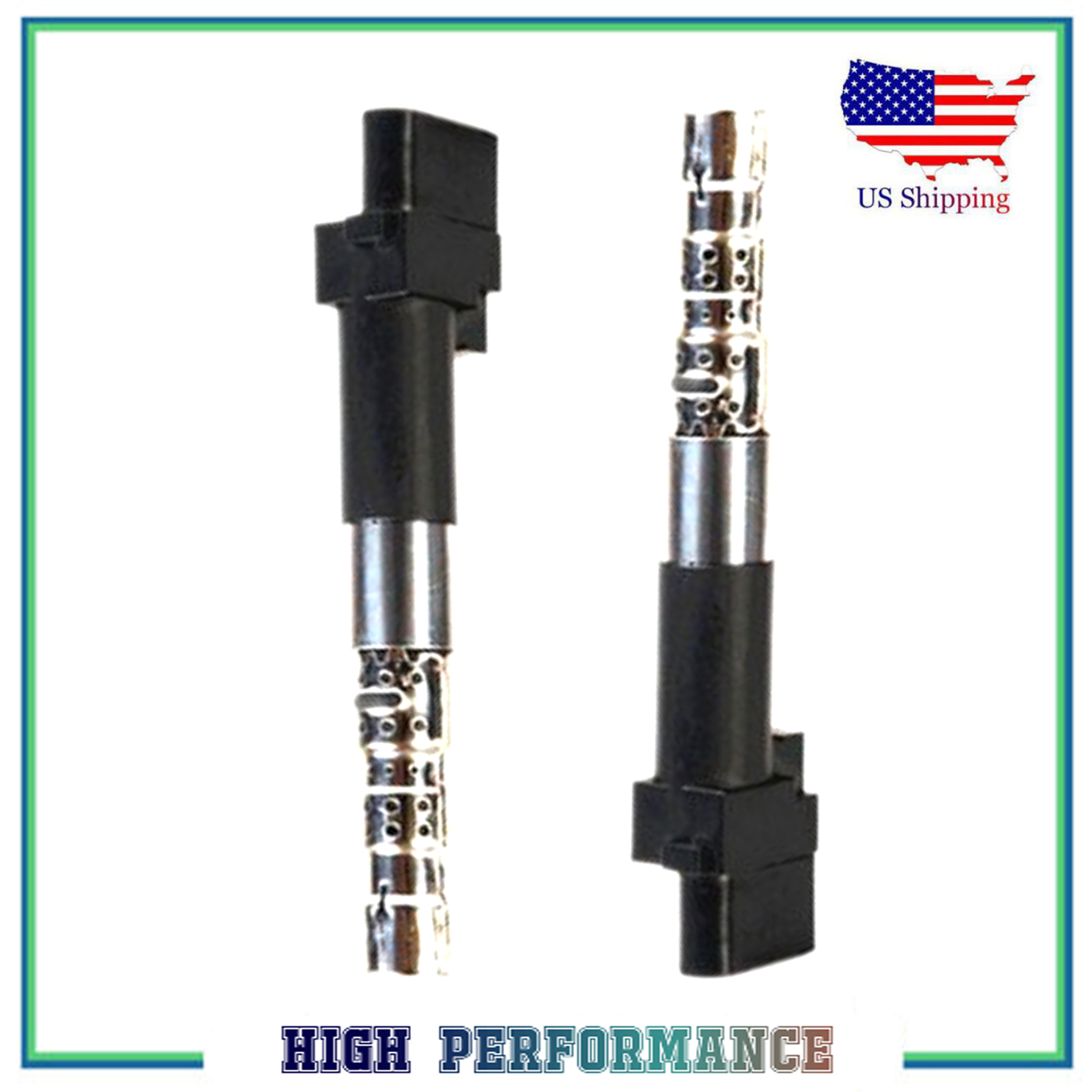 2PCS Ignition Coil For UF404 E506E C1405 022905100A Volkswagen Jetta ...