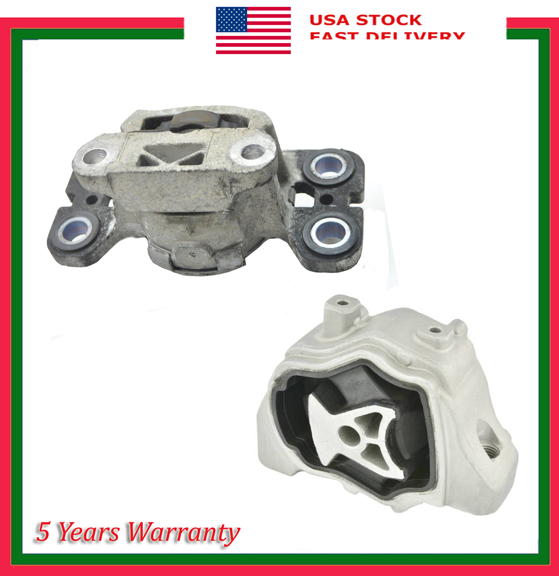 Lower & Left Engine Motor Mount For Volvo S60 S80 V70 SC60 XC70 New Set ...