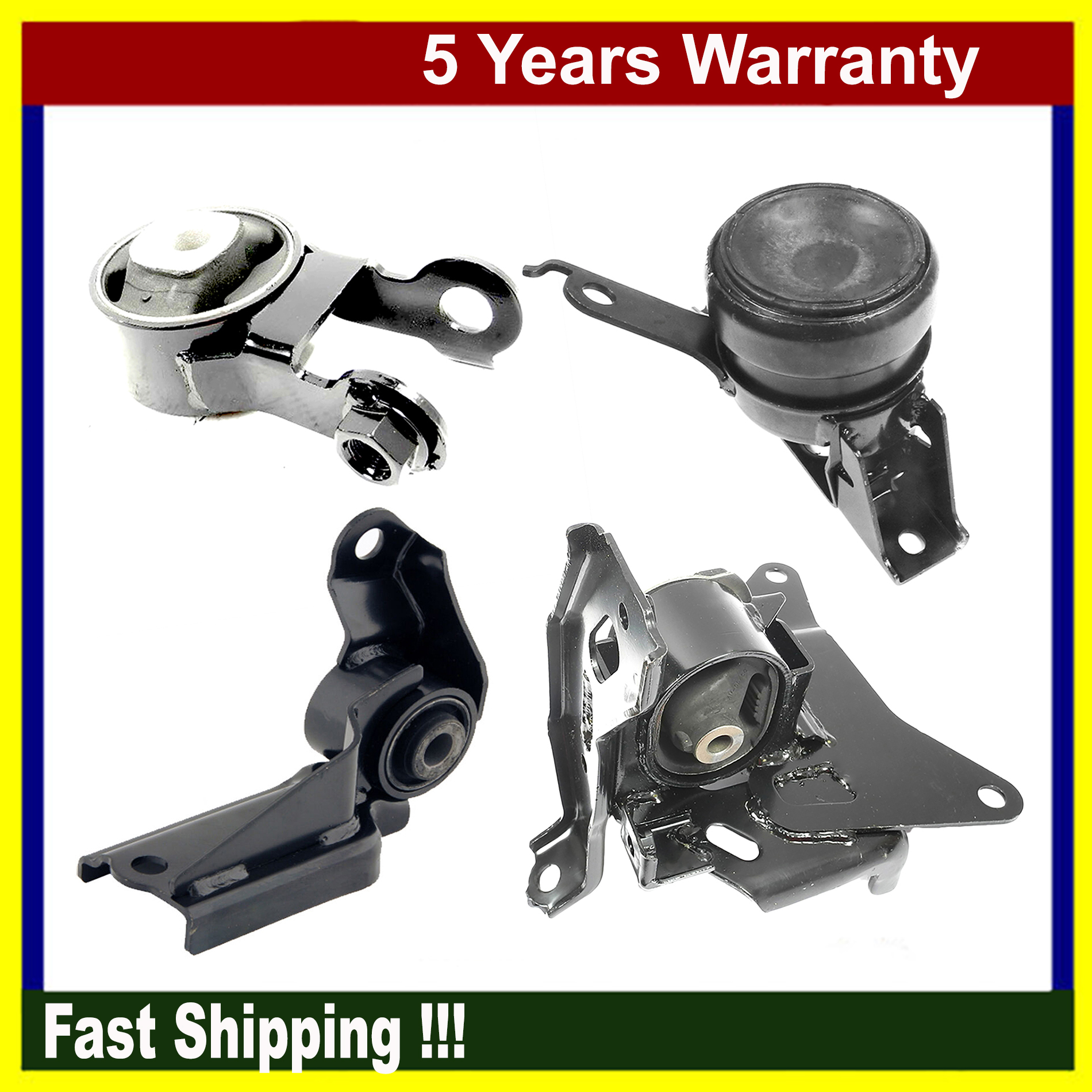 Engine Motor & Auto Trans Mount For Toyota Yaris 06-12 15-17 1.5L L4 ...