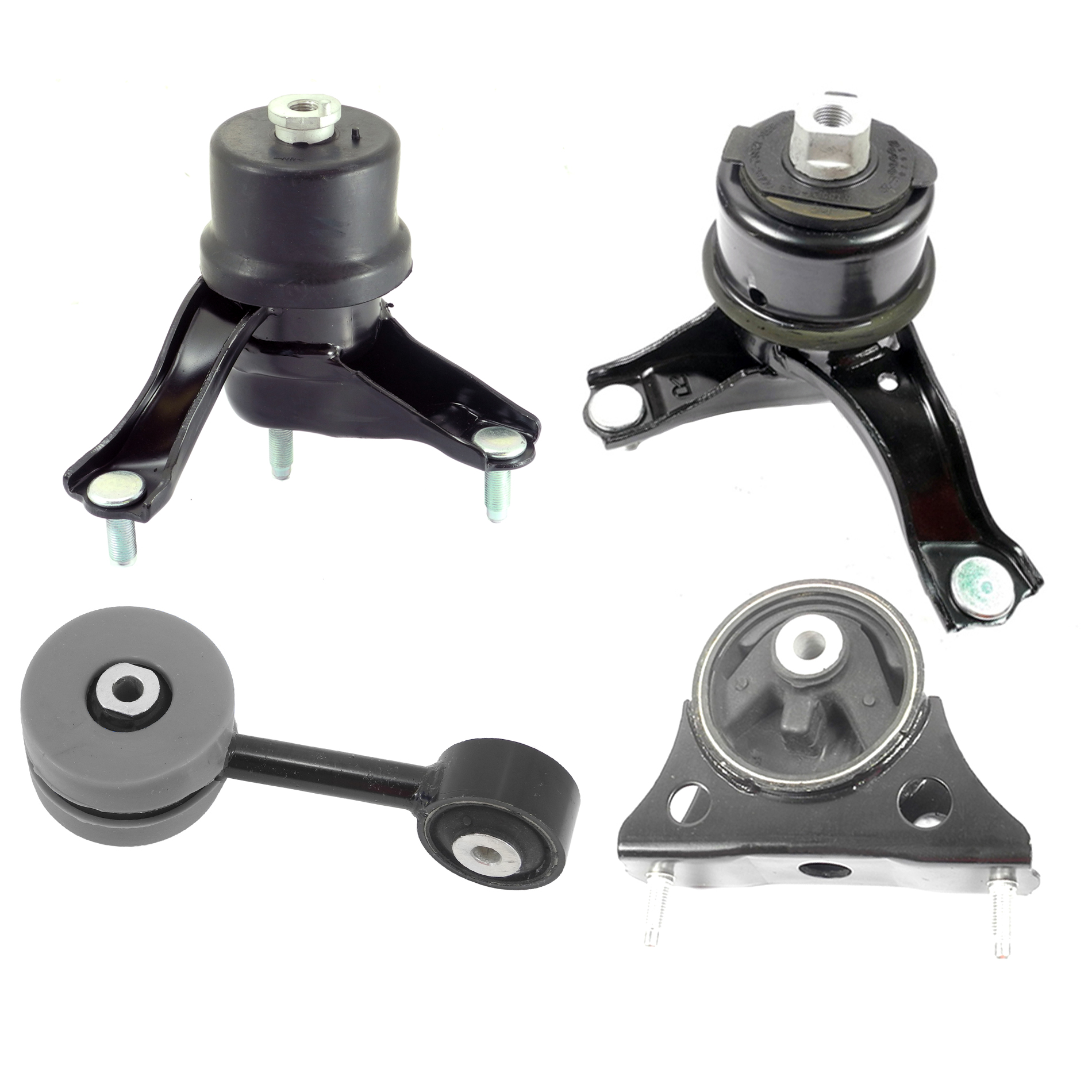 For 04-07 Toyota Highlander 2.4 2WD 4PCS Engine Motor & Trans Mount ...