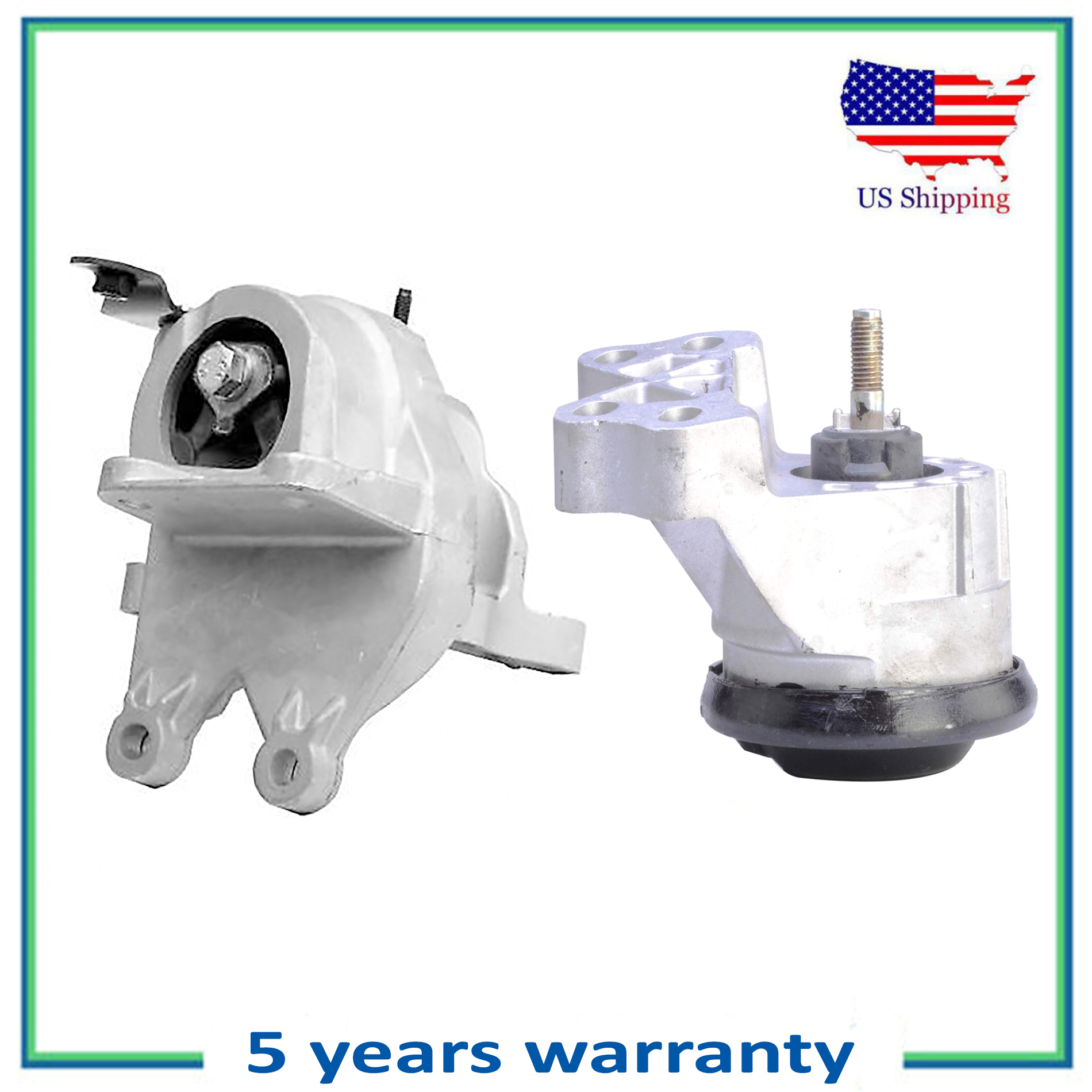 2PCS Engine Motor & Trans Mount For 2011-2014 Ford Explorer 3.5L 3273 ...