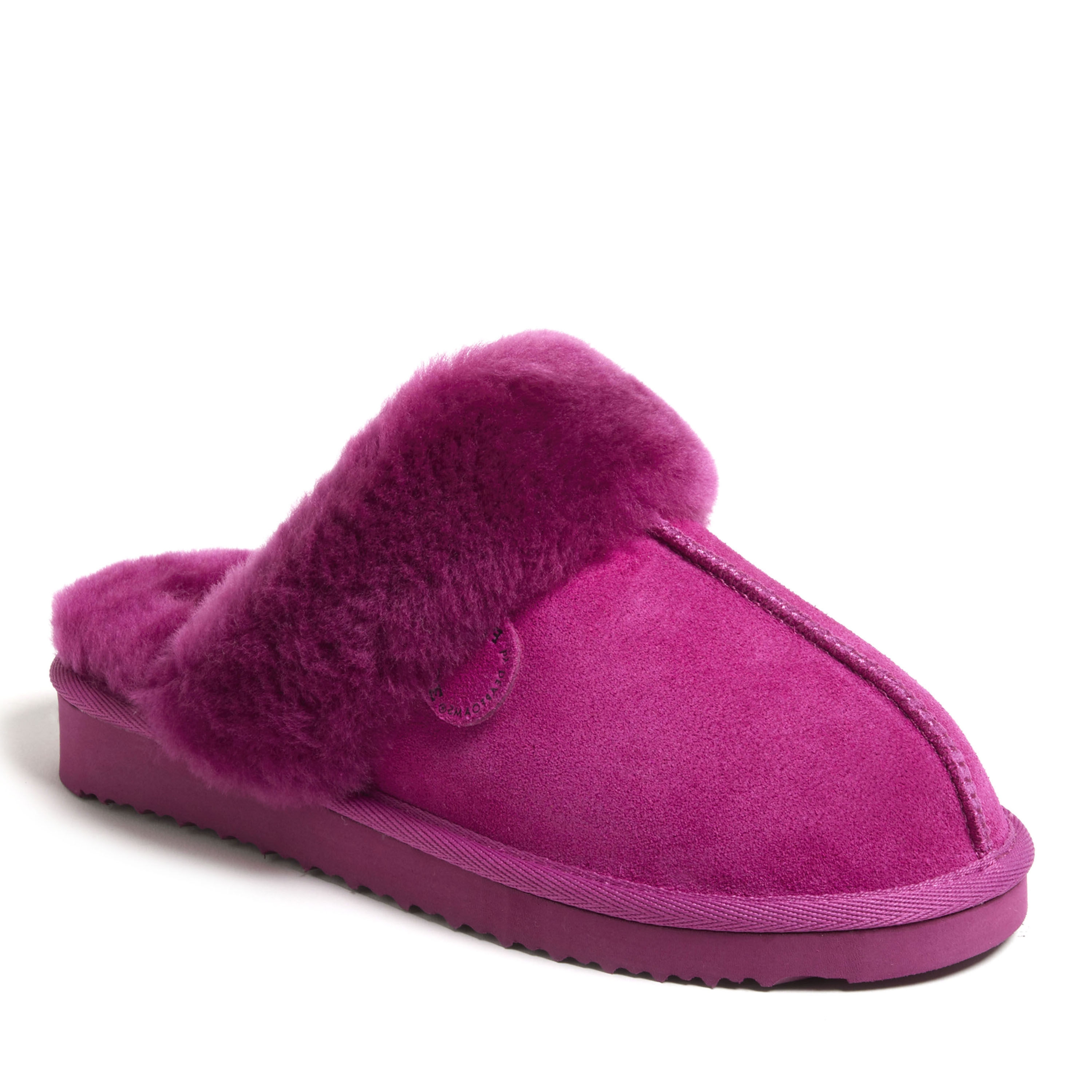 Fireside By Dearfoams Women's Sydney Genuine Shearling Scuff Slipper | eBay