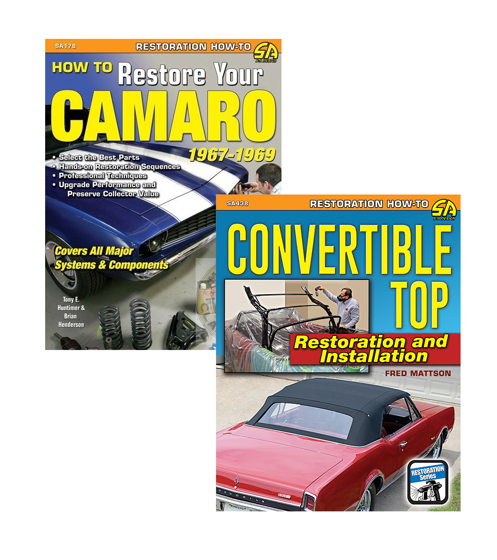 How To Restore Your Camaro 1967-1969 & Convertible Top Restoration BOOK ...
