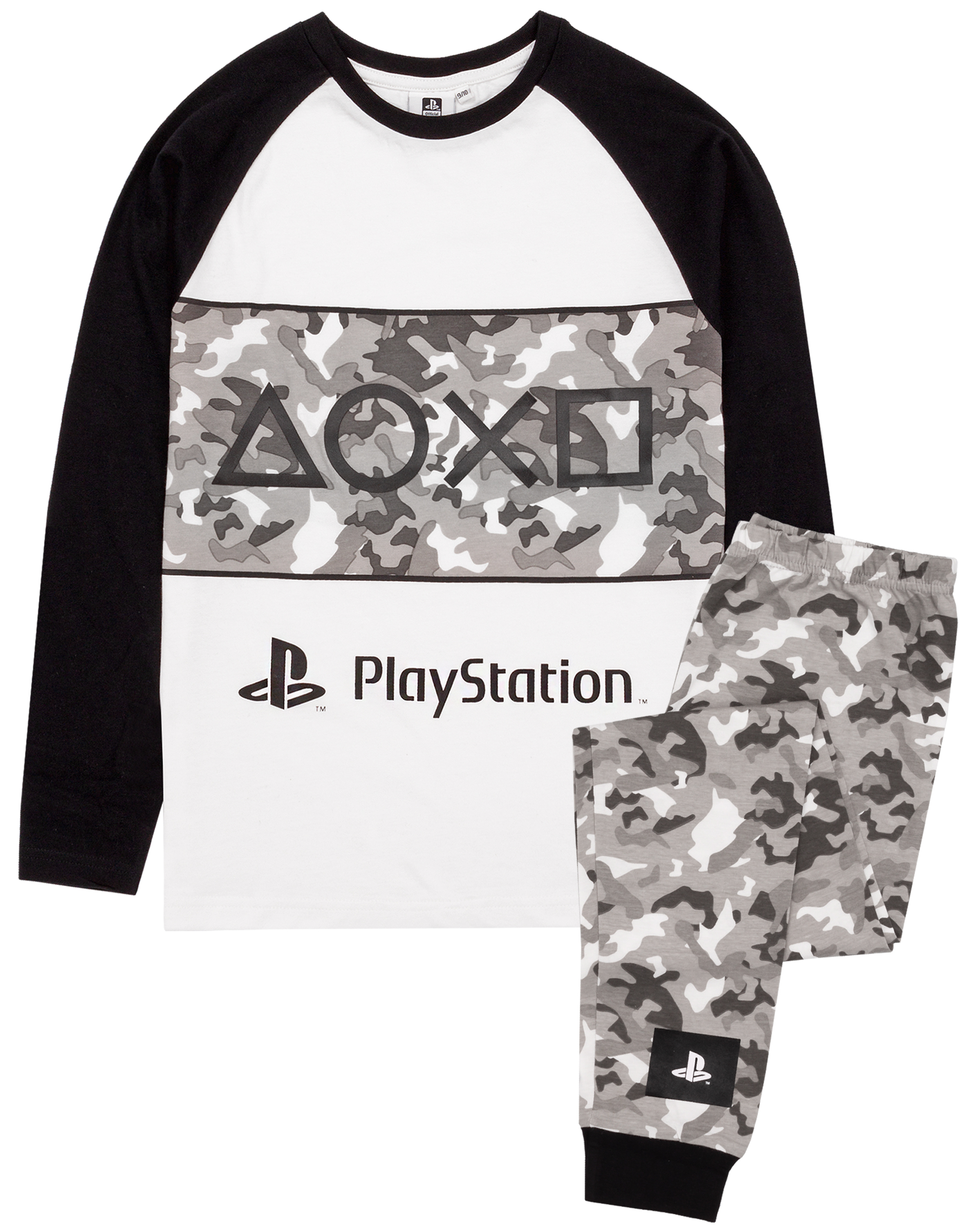 PlayStation Pyjamas Boys Game Camo PJs Long OR Short Options | eBay