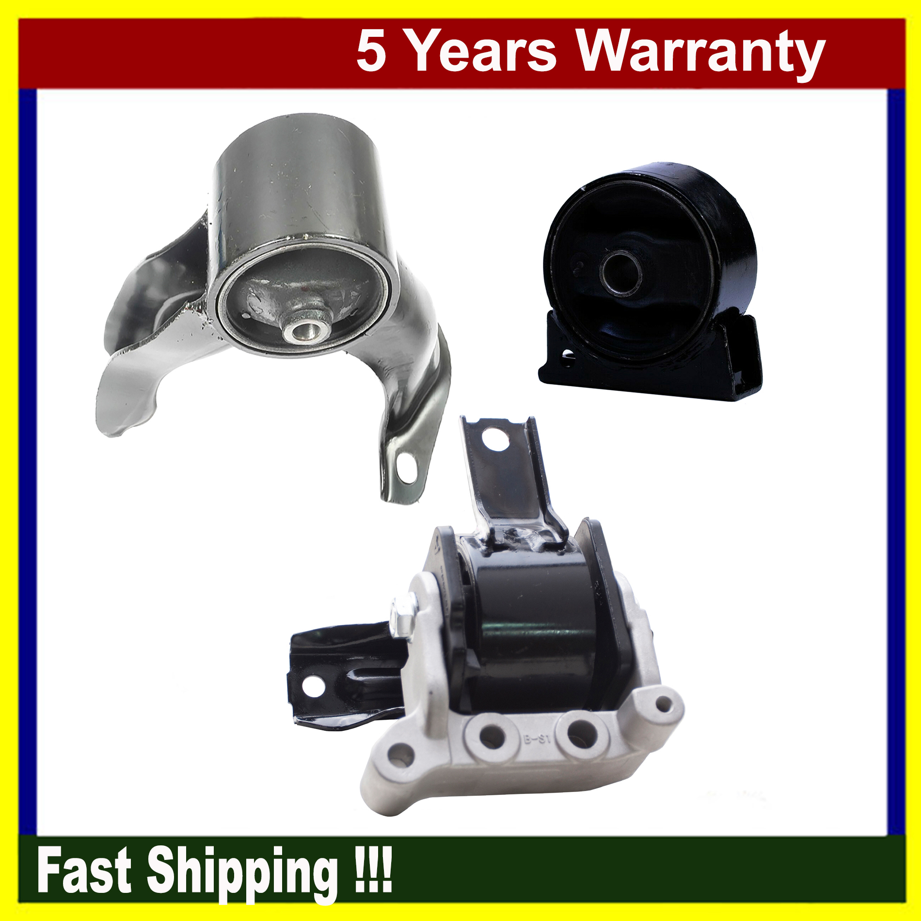 Engine Motor Mount For Mitsubishi Outlander 2008-2013 2.4L FWD Set of ...