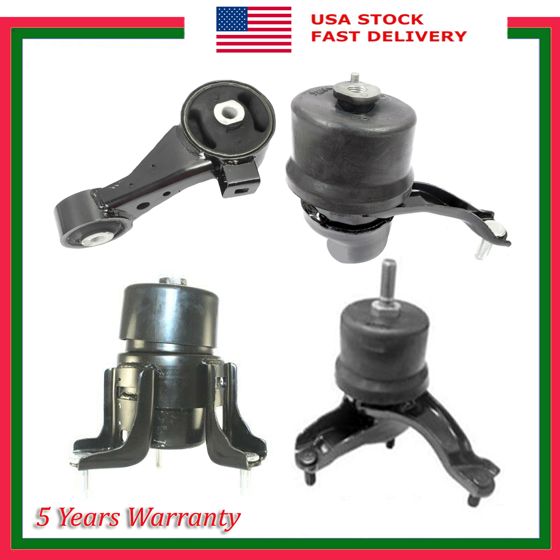 Set 4PCS Engine Motor & Automatic Transmission Mount For Lexus ES300 3 ...