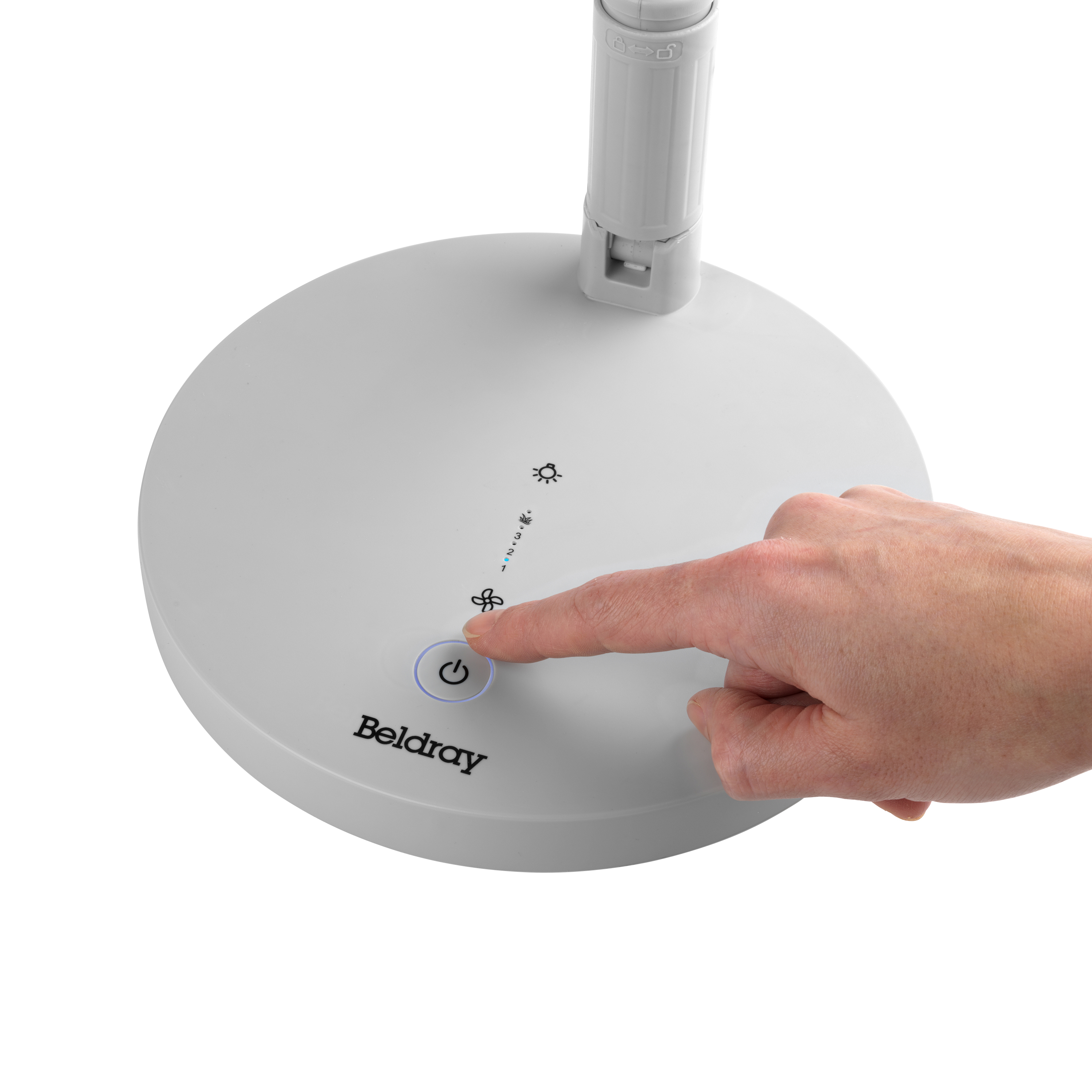 Beldray Folding Fan Telescopic Cordless Ring Light Recharges EH3413 ...