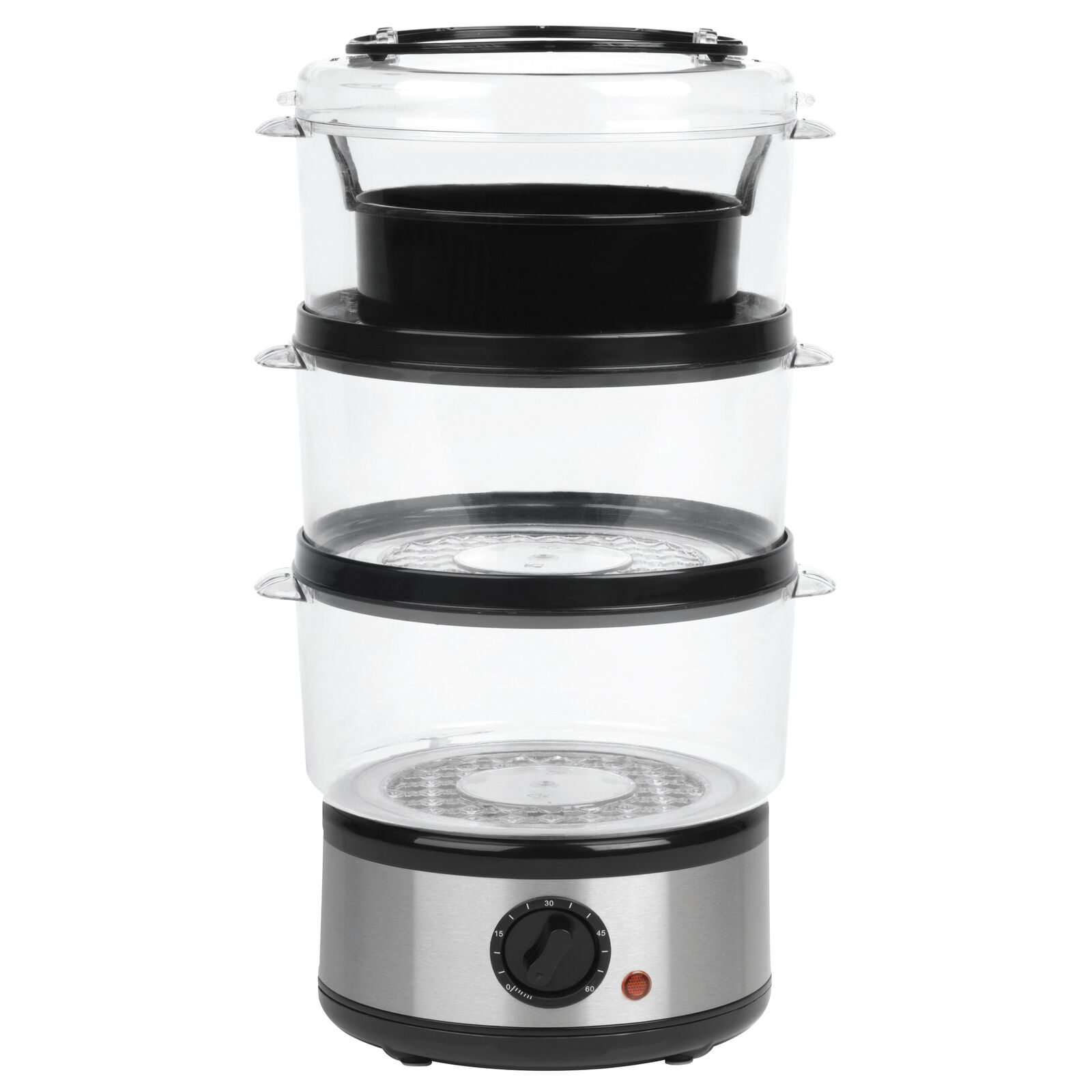 Salter EK2726 Healthy Cooking 3-Tier Food Rice Meat Vegetable Steamer ...