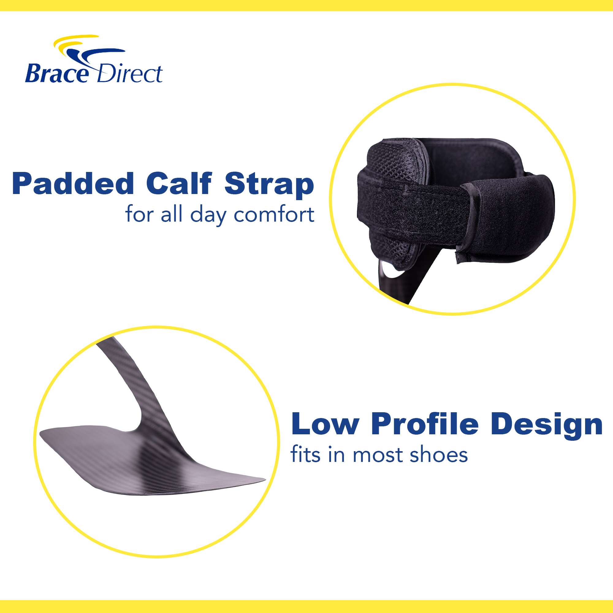 Carbon Fiber AFO- Lightweight Design Ankle Foot Orthosis for Drop Foot ...