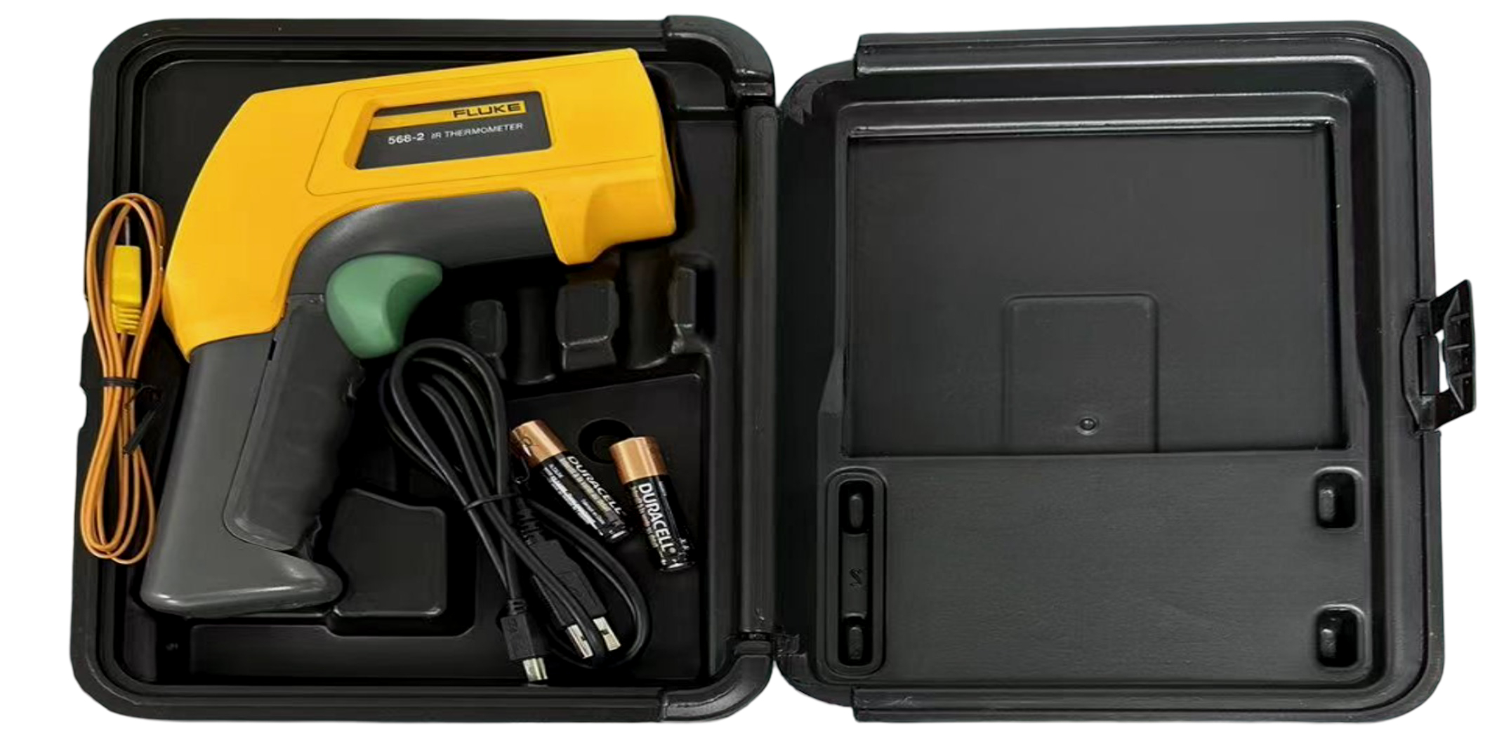 Fluke 568 Duel Infrared Thermometer, -40 to +1472 Degree F, Contact/Non ...