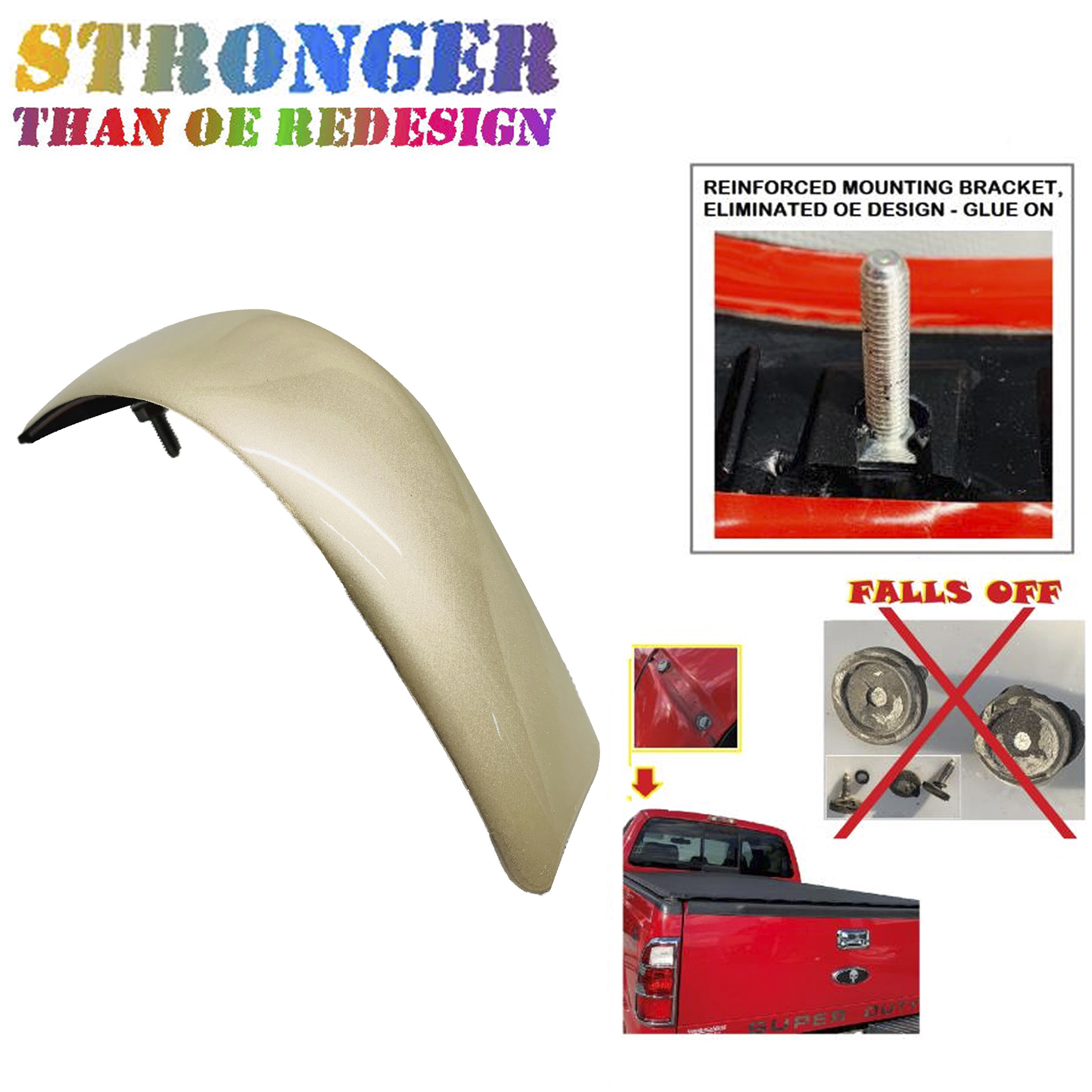 Ford F-250 Roof Molding Ford Super Duty Roof Corner Molding Trim - Left ...
