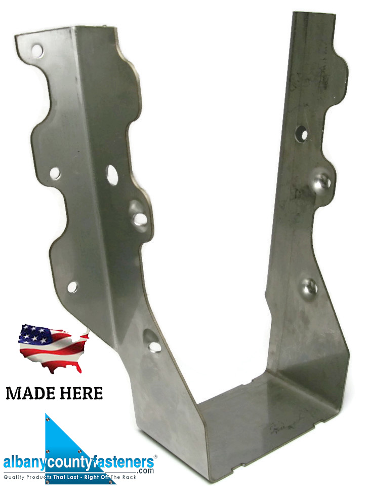 316 Stainless Steel Joist Hangers JUS210-2 LUS210-2 Deck 2 x 10 Double ...