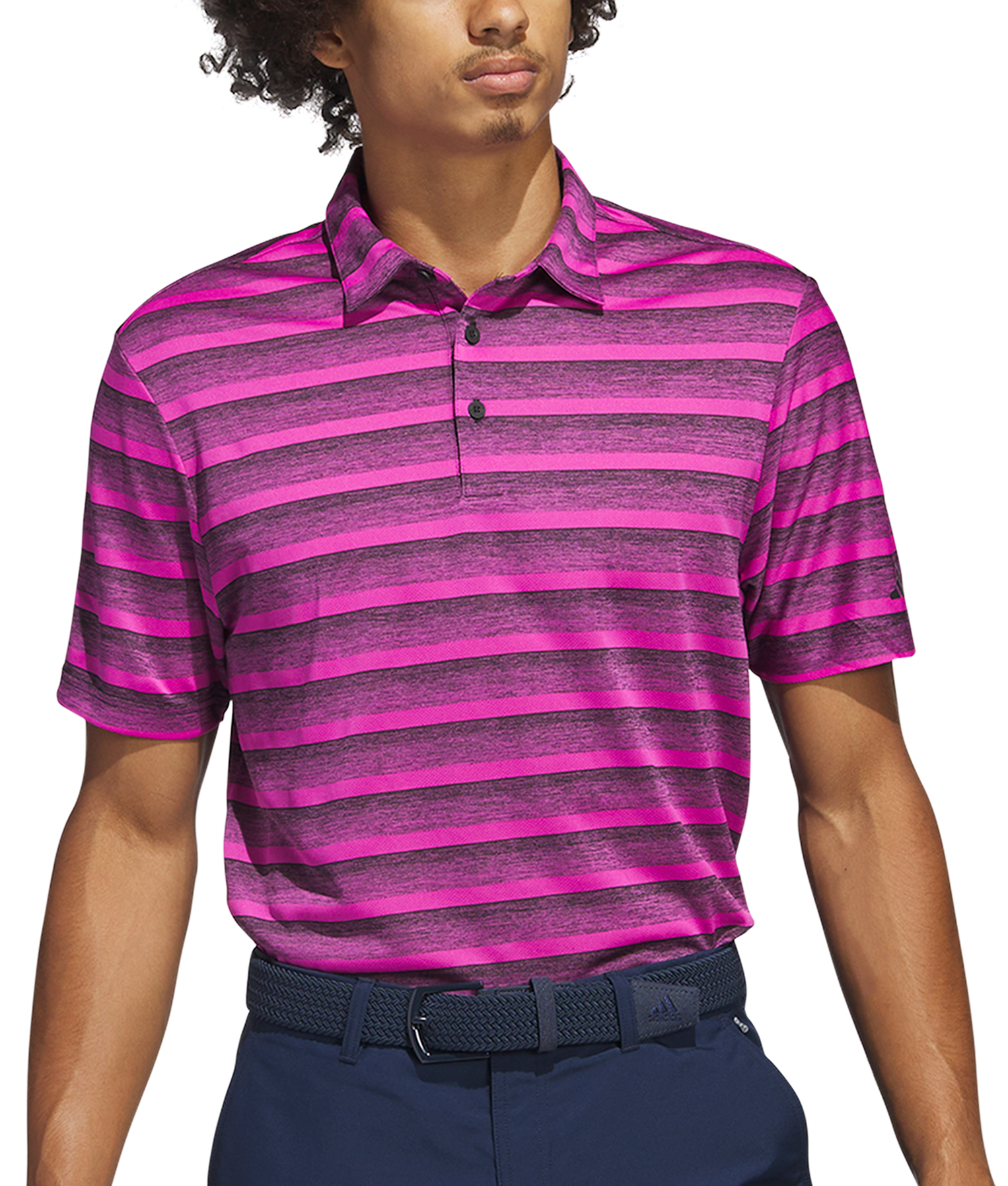 adidas Two-Color Striped Golf Polo Shirt TM1010S23 Men's New - Choose ...