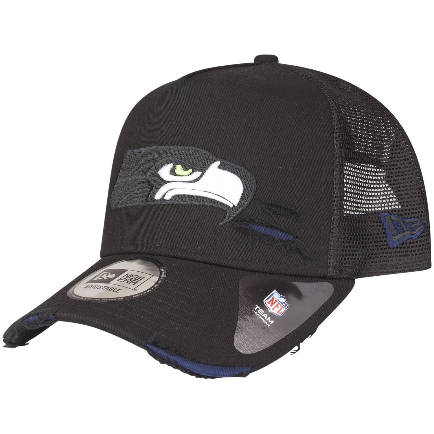New Era Adjustable Trucker Cap - DISTRESSED NFL Teams | eBay.de