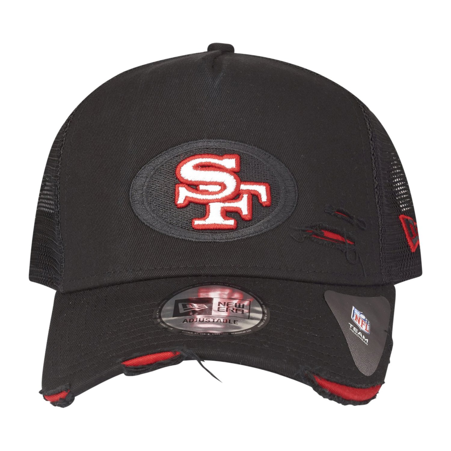 New Era Adjustable Trucker Cap - DISTRESSED NFL Teams | eBay.de