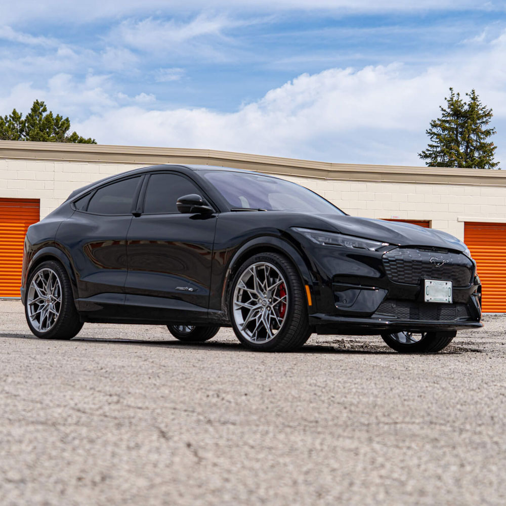 22" HRE FF10 Silver 22x9.5 Forged Concave Wheels Rims Fits Ford Mustang ...