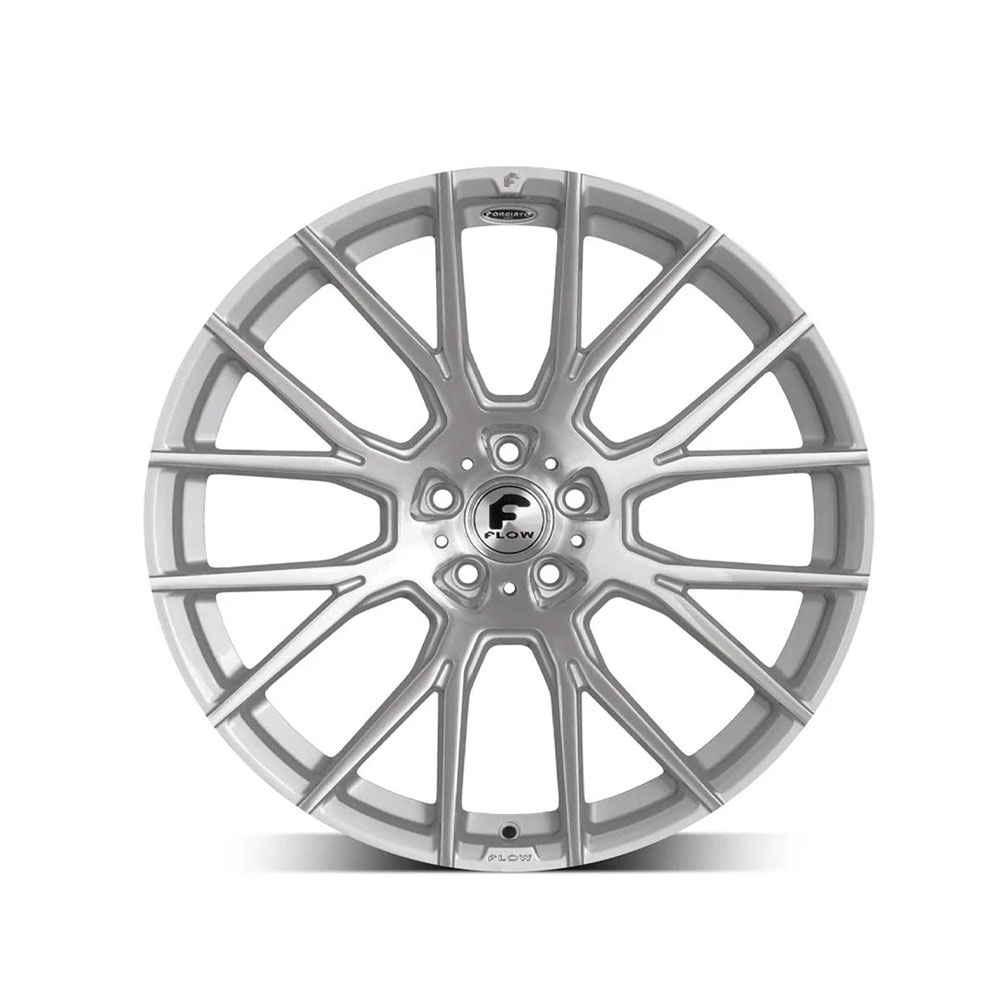 22" Forgiato Flow 001 Silver Forged Concave Wheels Rims Fit Benz S500 ...