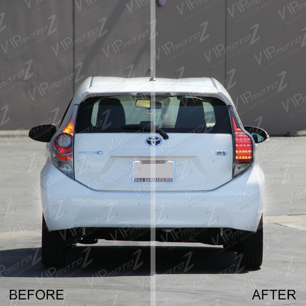 2012-2016 Toyota Prius C Aqua NHP10 Black LED Rear Brake Lamp Tail ...