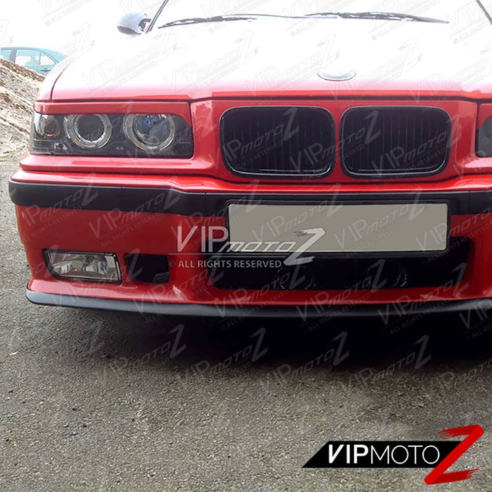 1992-1998 BMW E36 3-SERIES 2D Coupe Black Halo Angel Eye Projector ...
