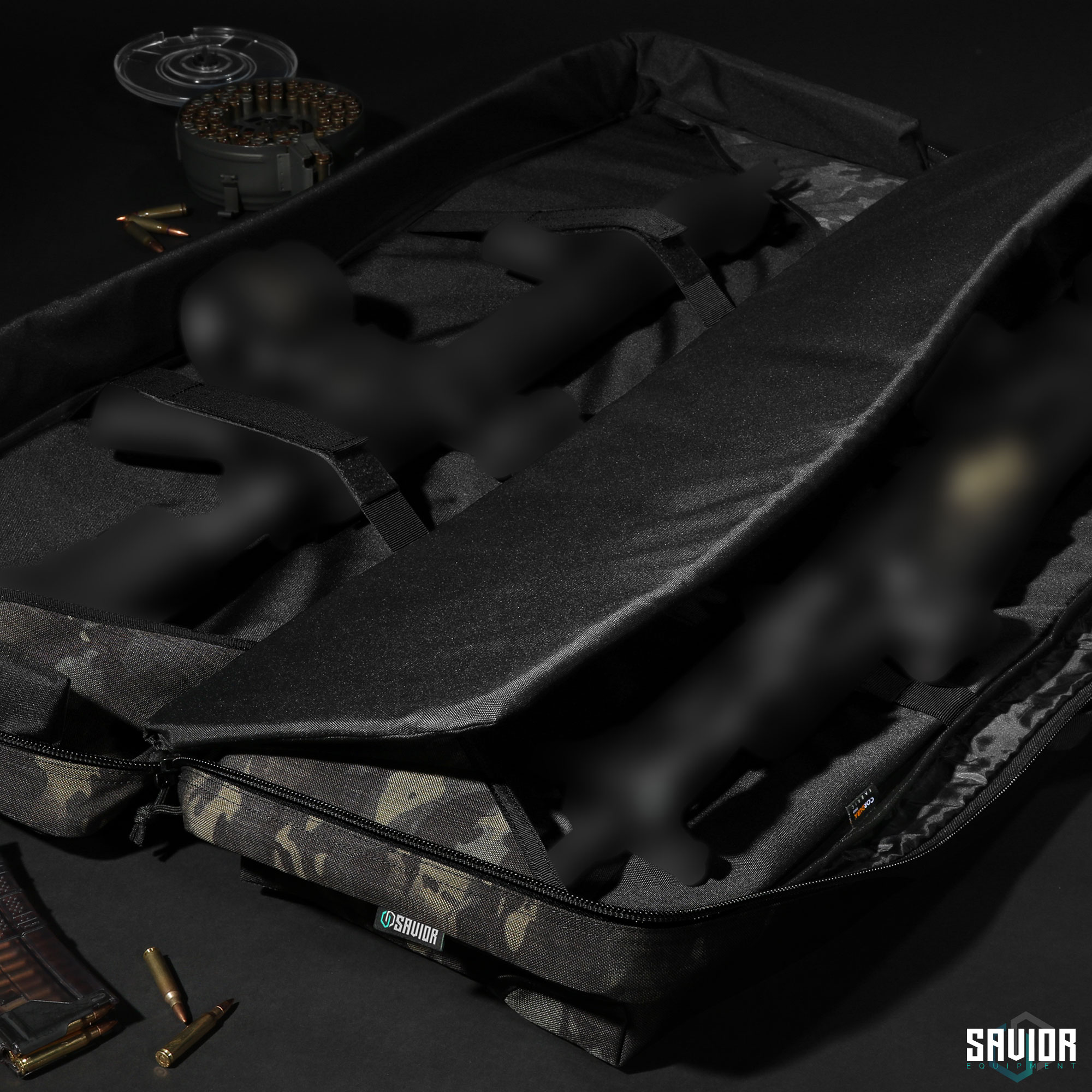 "SAVIOR" Double Rifle Soft Case Firearm Long Carbine Gun Padded Carry Drag Bag | eBay